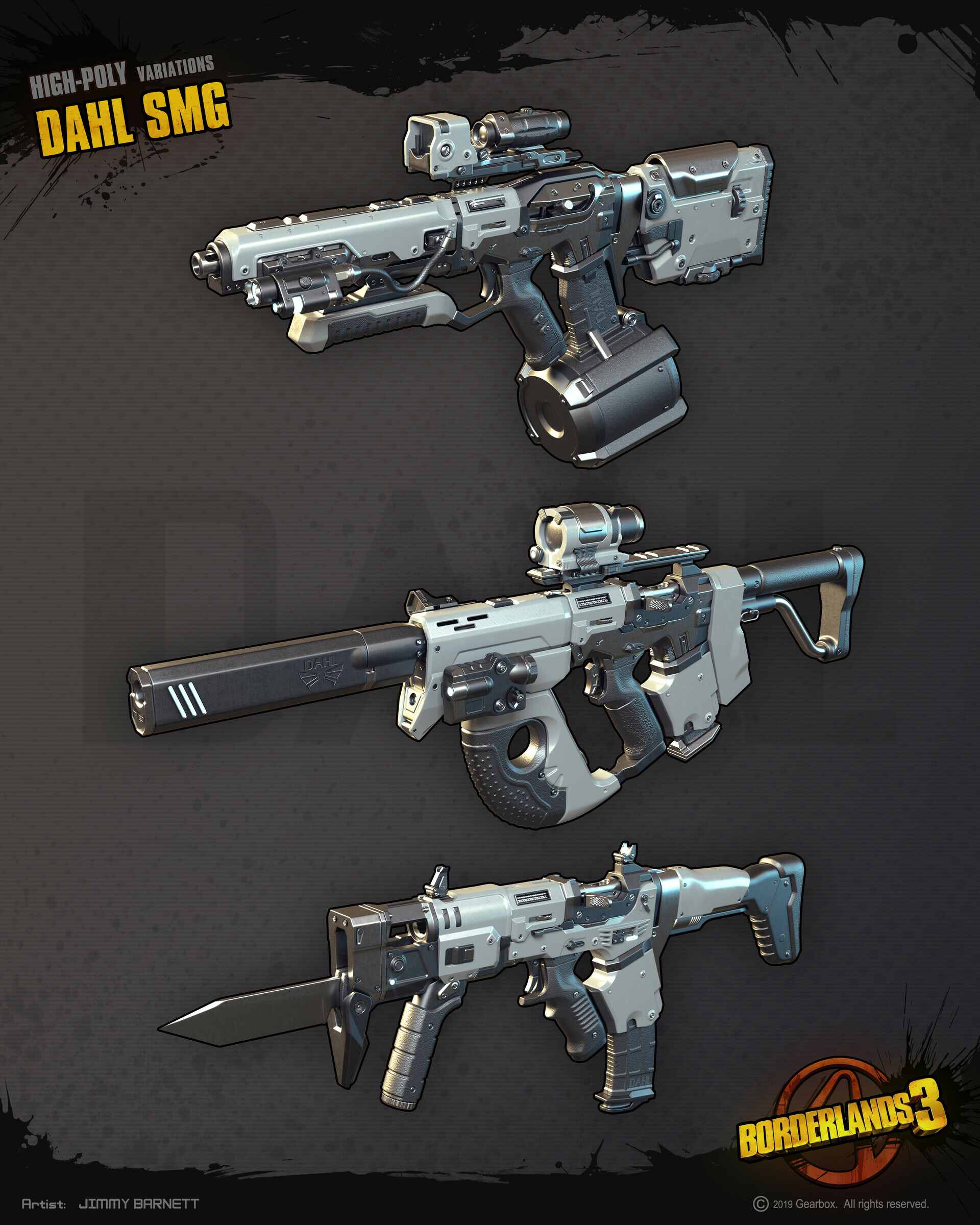 Richie Mason - Borderlands 3 Dahl SMG