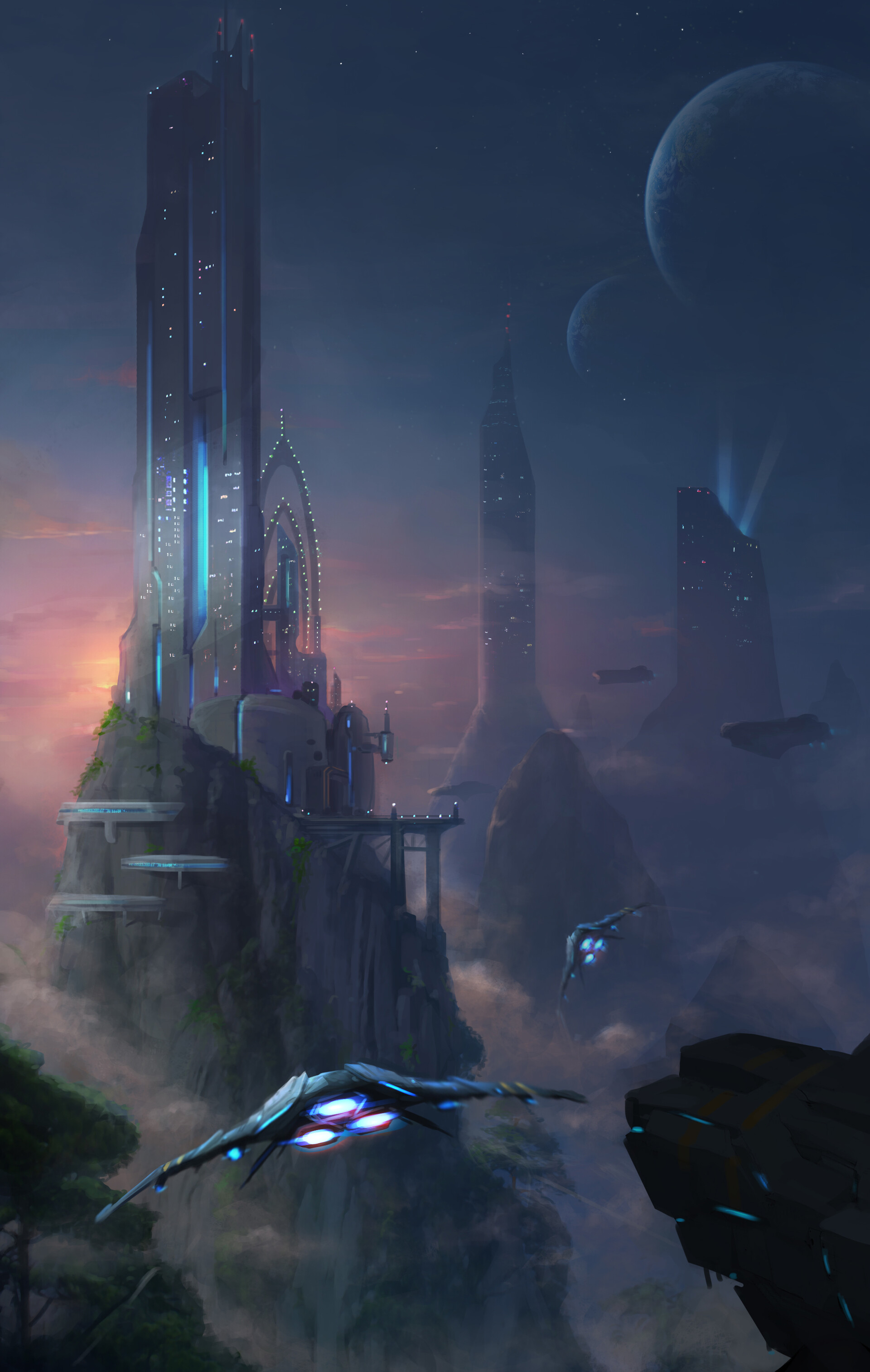 ArtStation - Student's Work : Matte Painting / Environment Art