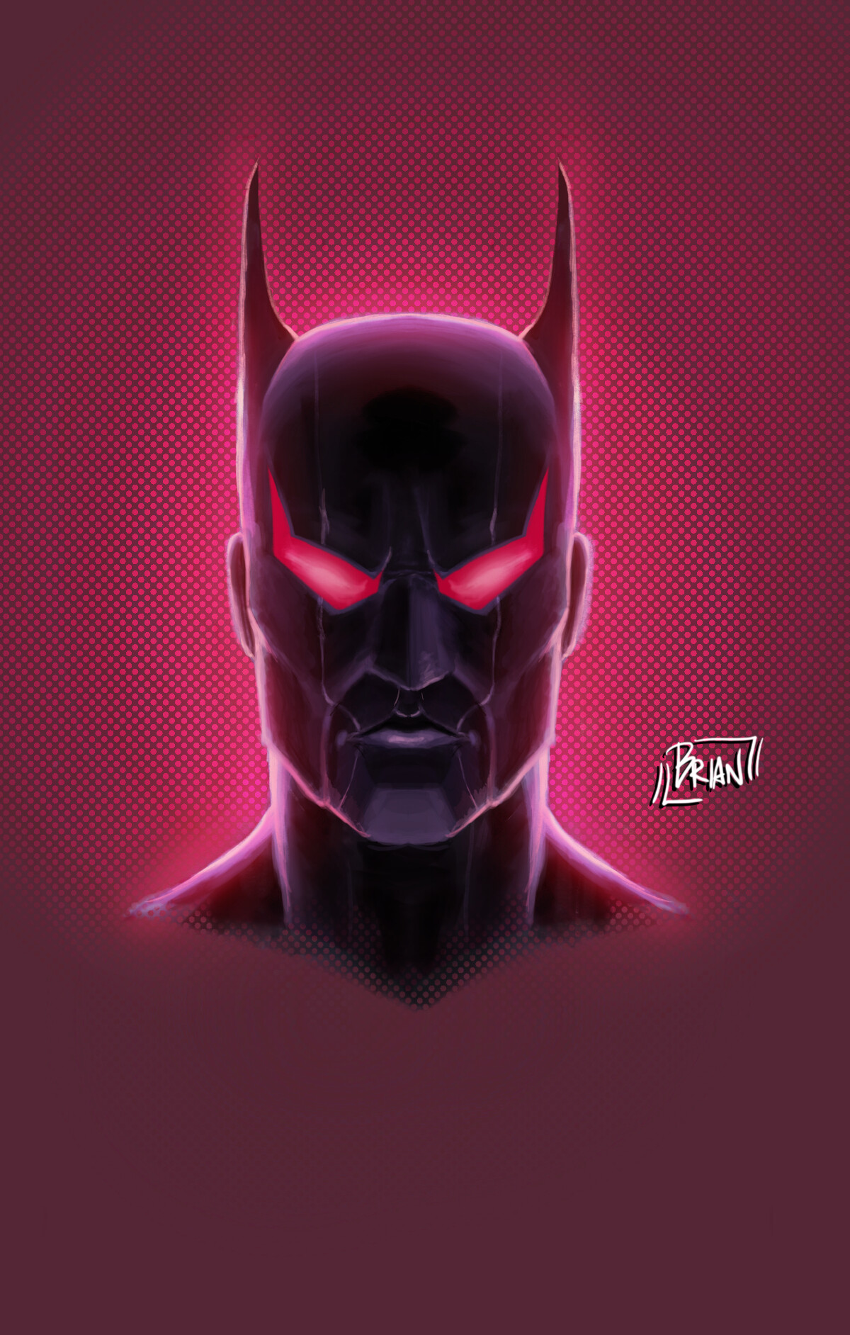ArtStation - Batman Beyond Head Bust