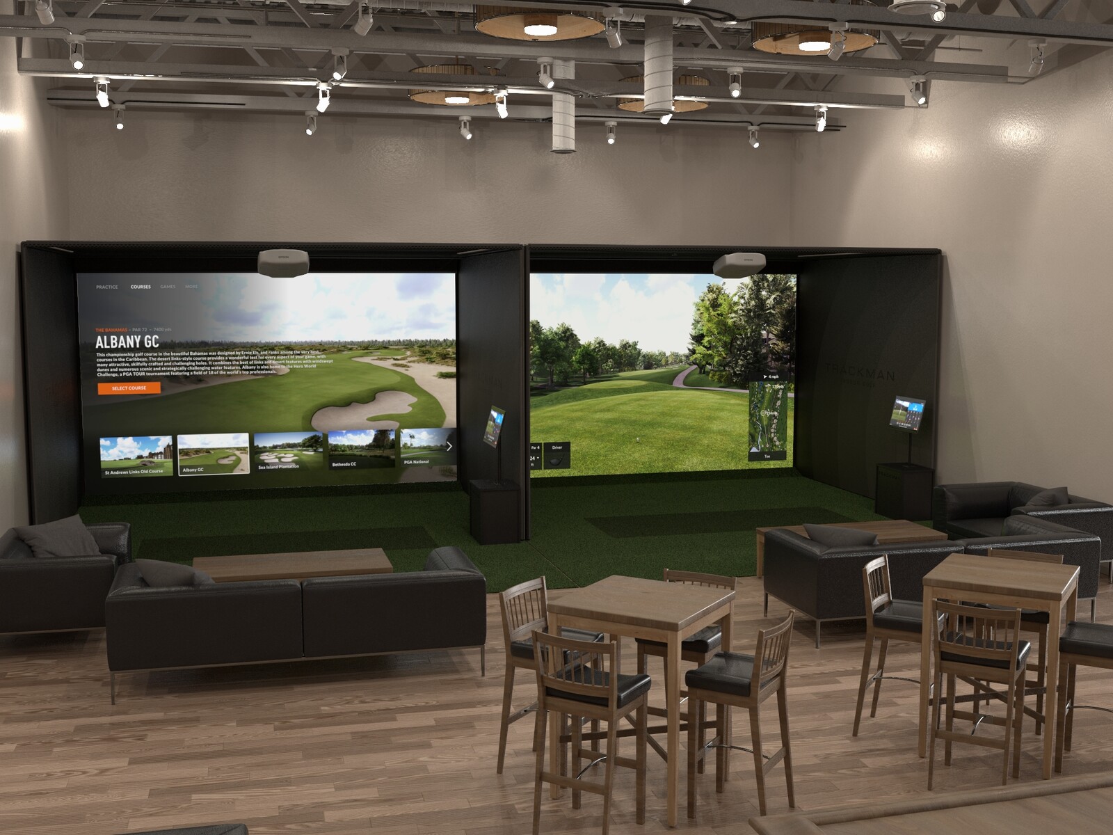 Antonio Cruz - Golf Club Open ceiling concept