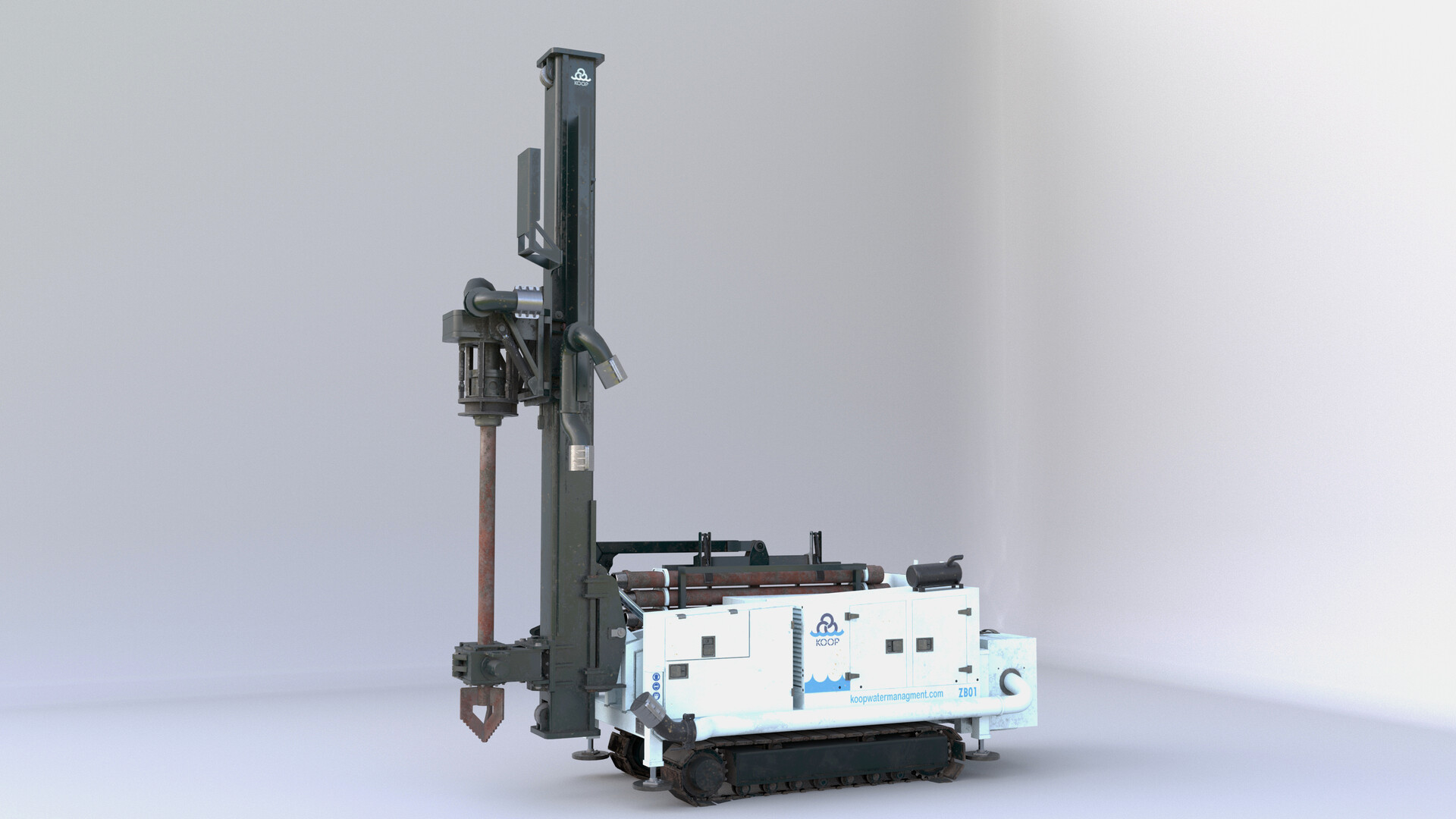 ArtStation - Deep Well Remote Drilling Machine