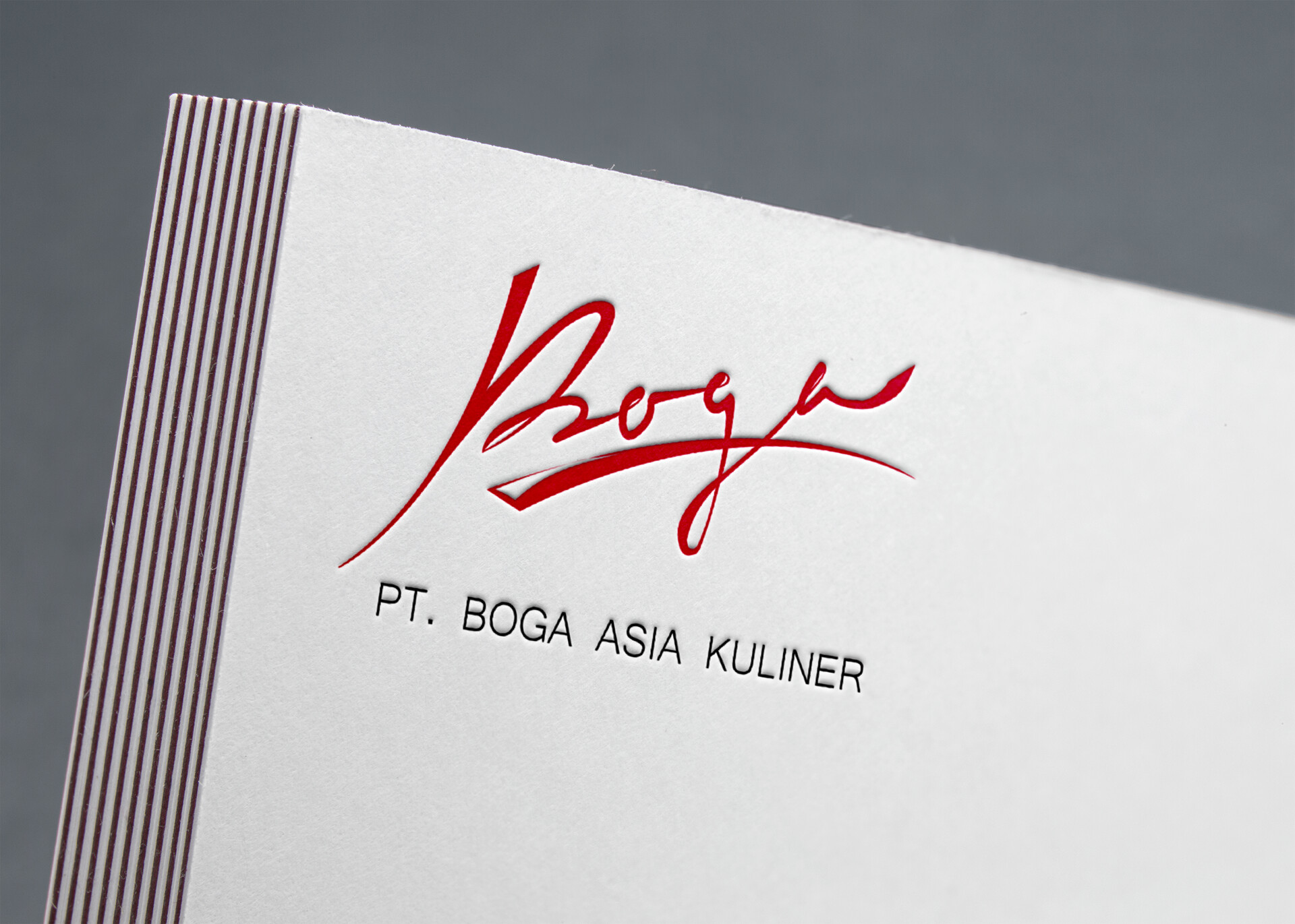 ArtStation - BOGA (LOGO and NAME CARD)