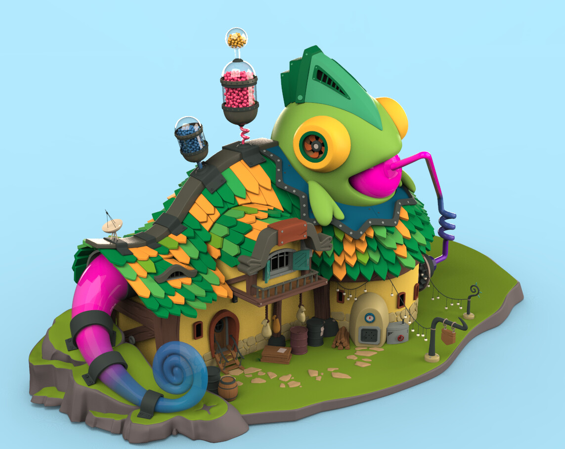 ArtStation - Chameleon House