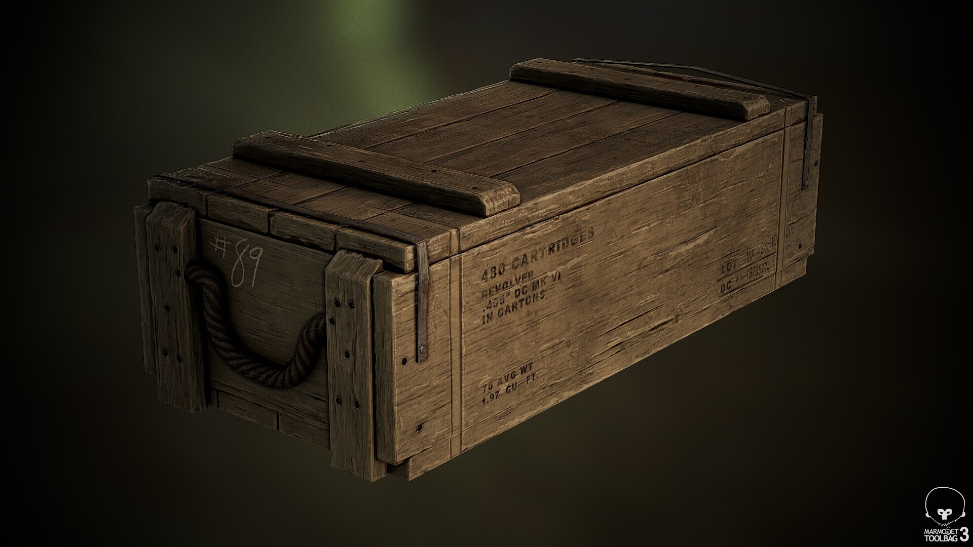 ArtStation - Old Fashioned Ammo Crate