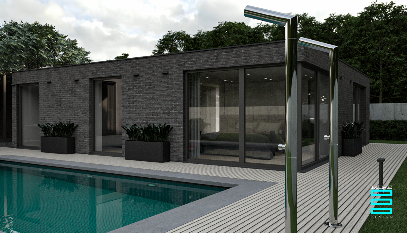 MIPE DESIGN - Architectural visuliazation of modern house