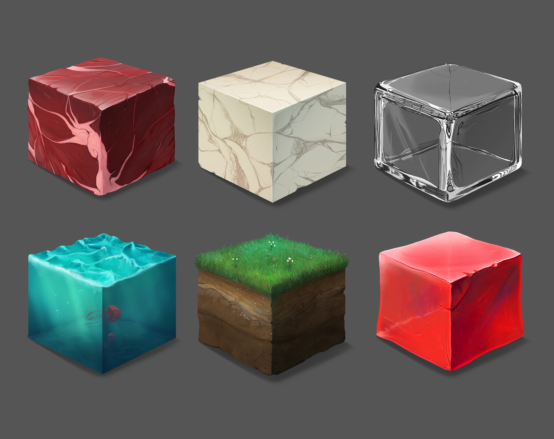 ArtStation Texture Cubes ArtStation Texture Cubes
