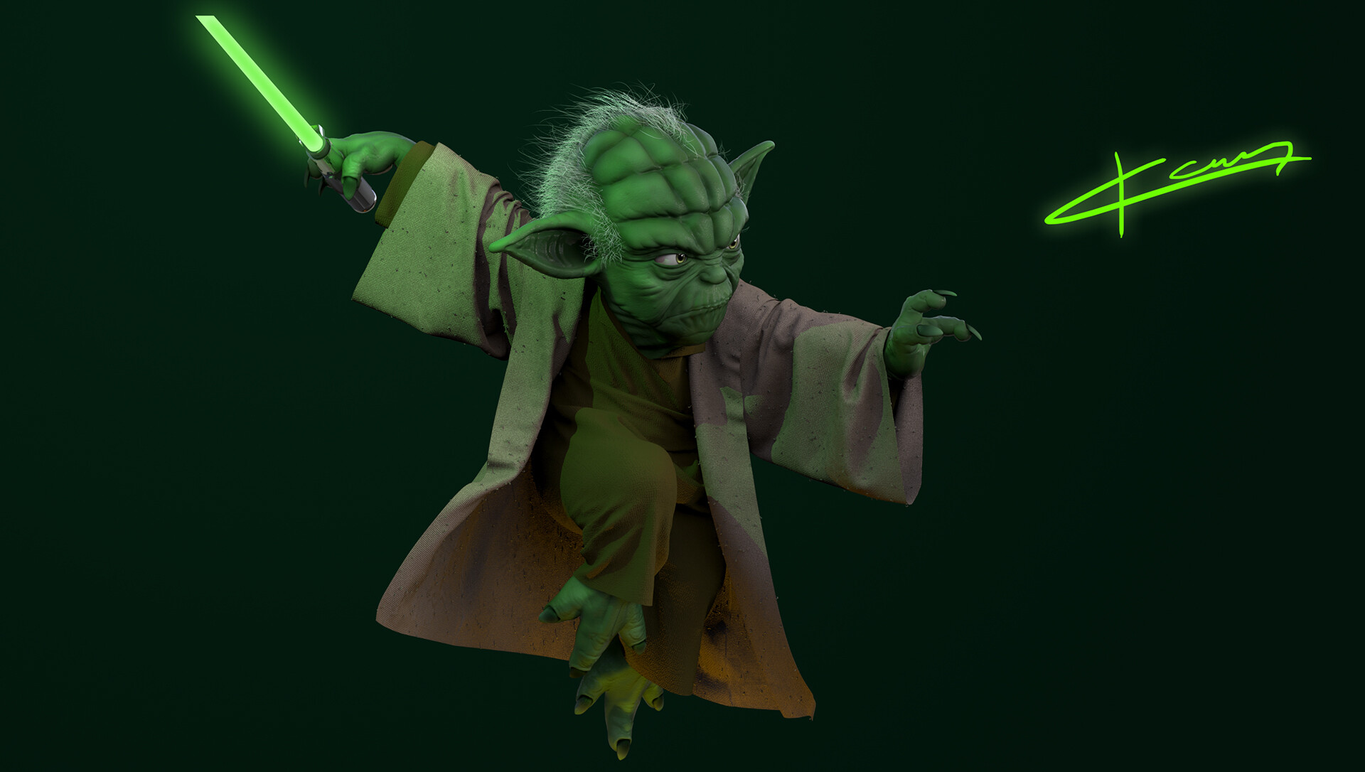 ArtStation - Yoda Jump