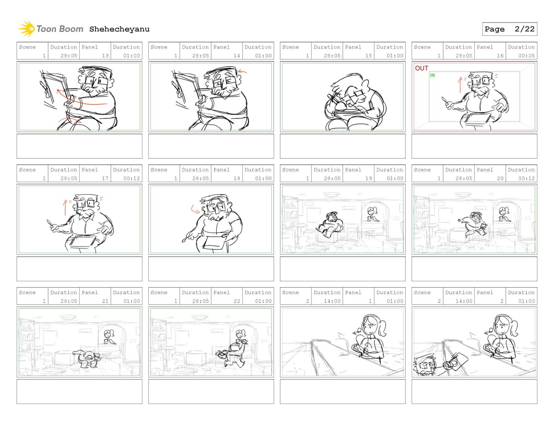 ArtStation - Shehecheyanu: meet cute (storyboard excerpt)