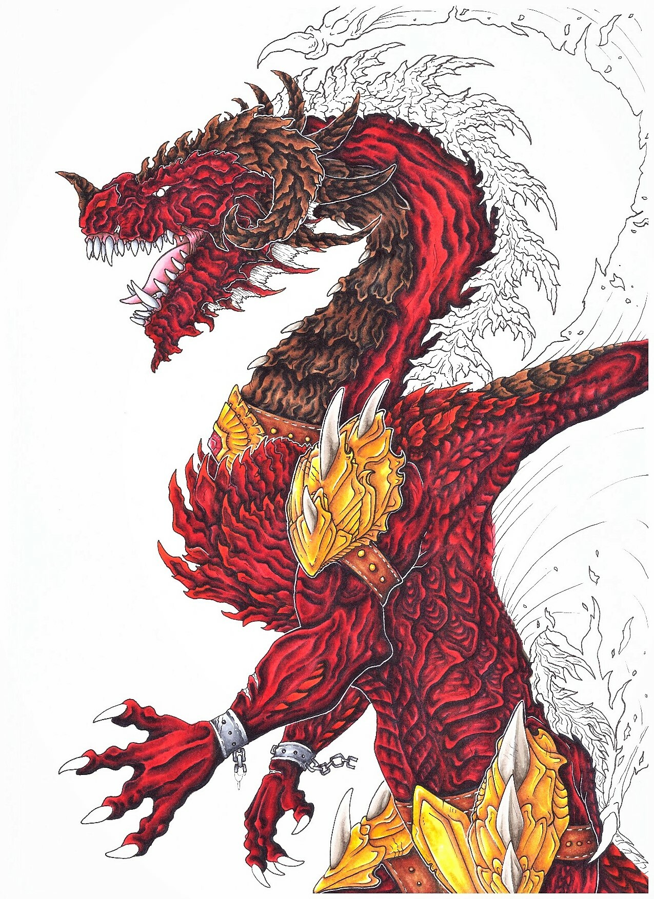Armored Dragon Art