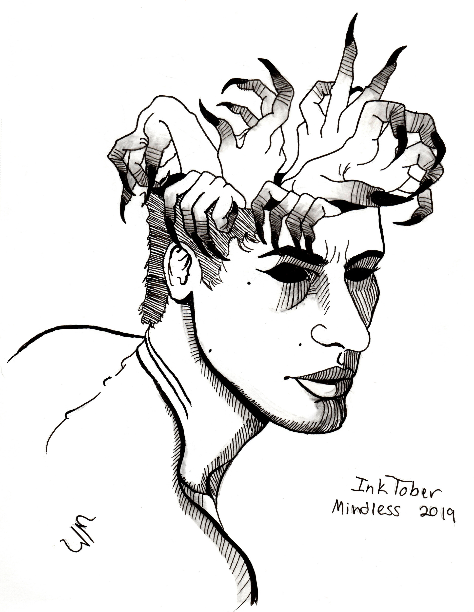 ArtStation - Mindless InkTober 2019