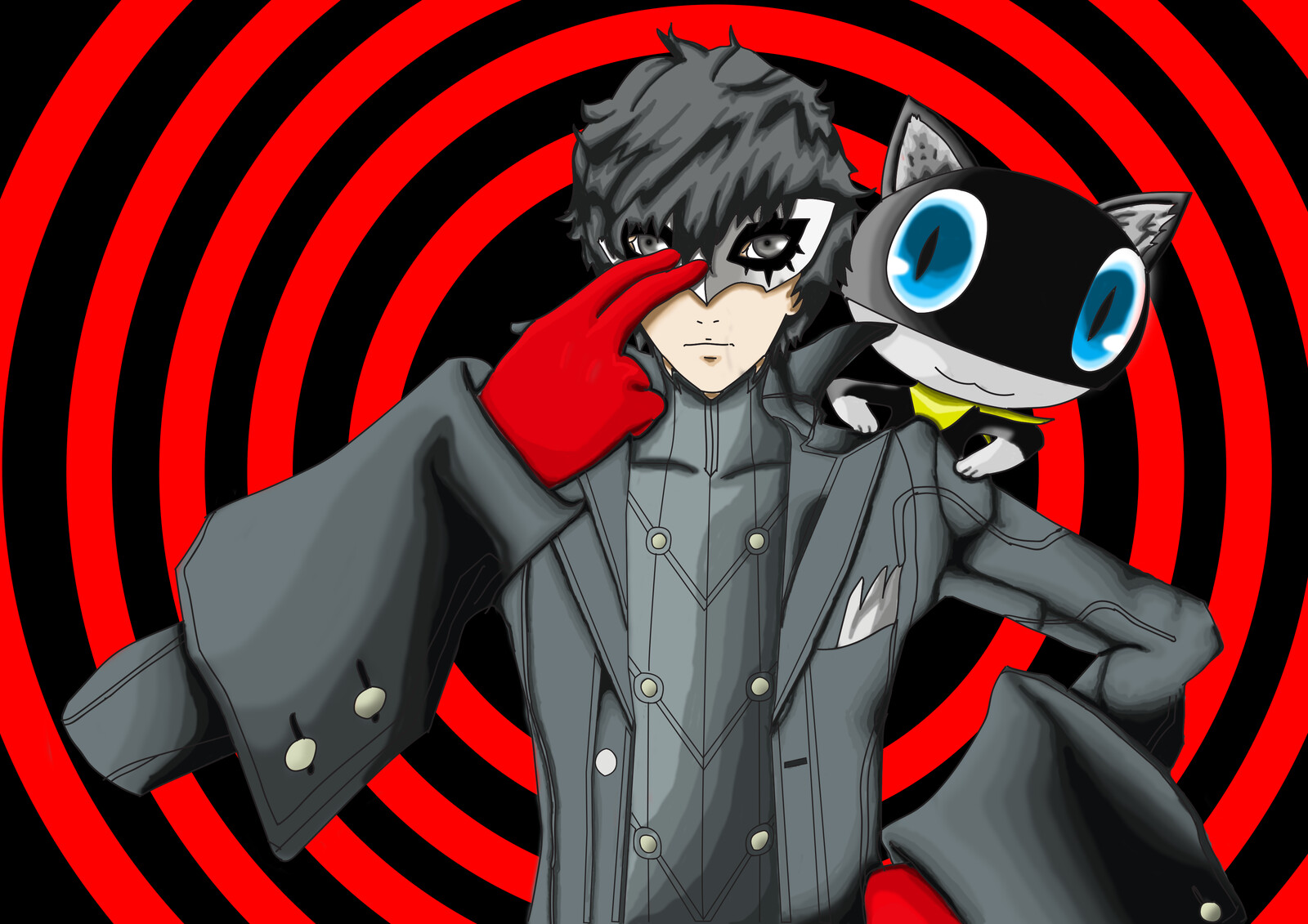 Anthony Carlin - Persona 5 - Joker and Morgana