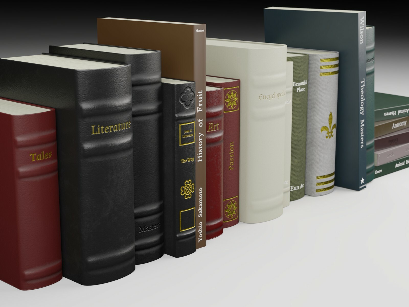 ArtStation - Antique Book Props