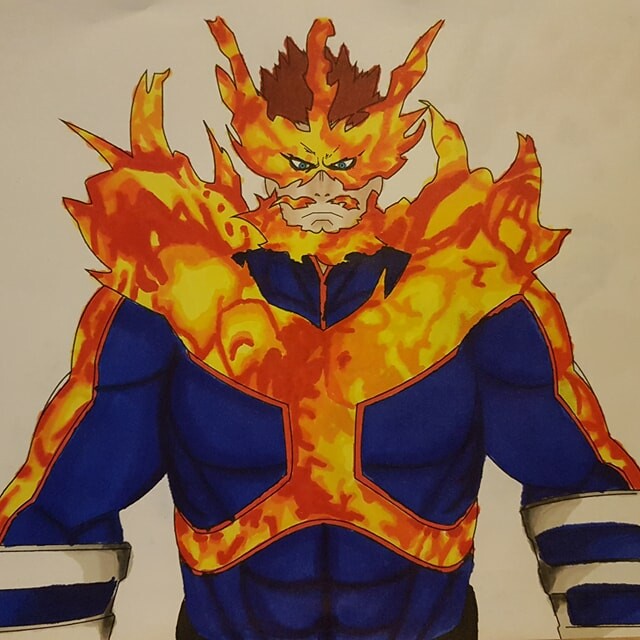 ArtStation - My Hero Academia - Endeavor