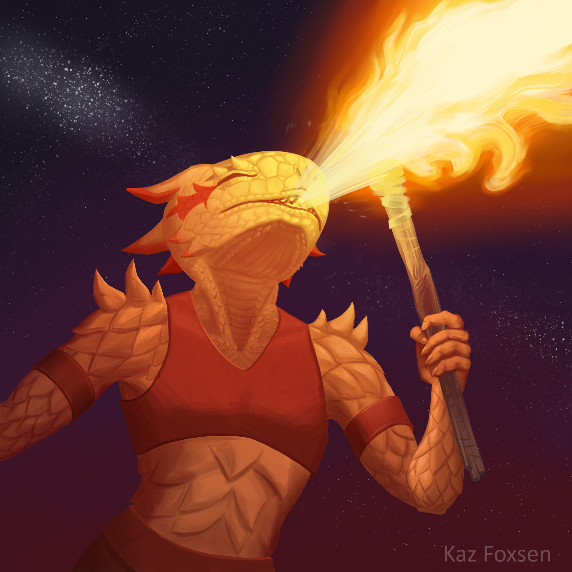 ArtStation - Nomad Fire-Eater