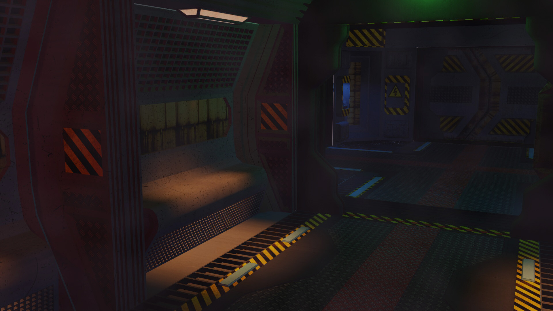 ArtStation - Year 1 - Sci Fi Corridor