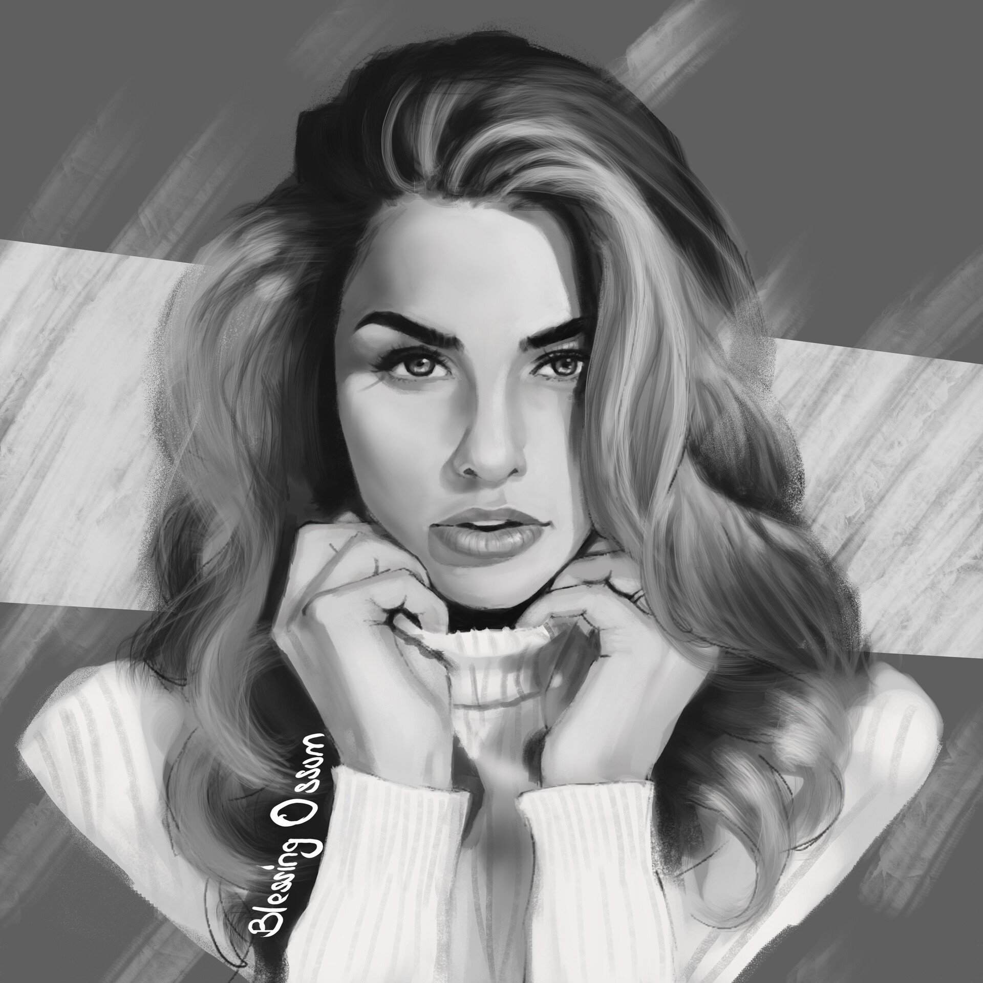 ArtStation - Grey Scale Painting 001