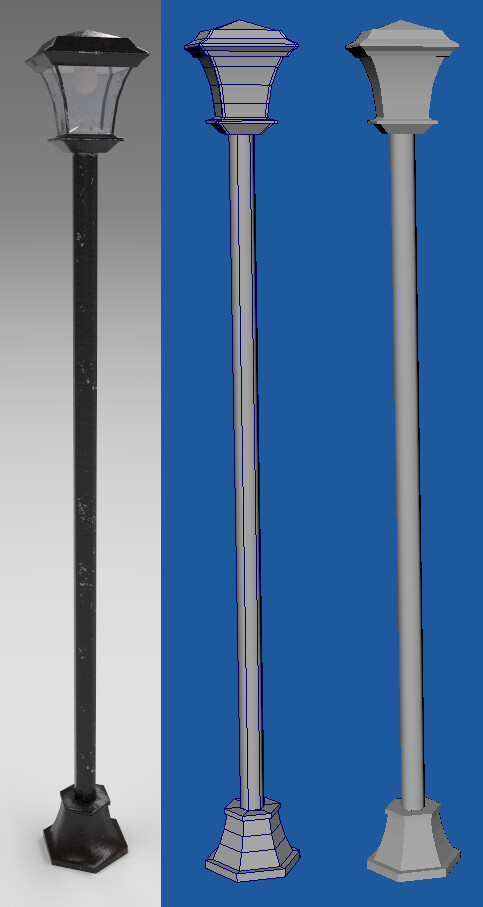 ArtStation - Lamp Post (1 Hour Build)