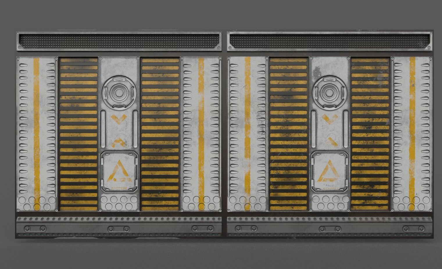 ArtStation - Sci Fi Exterior Wall Panel