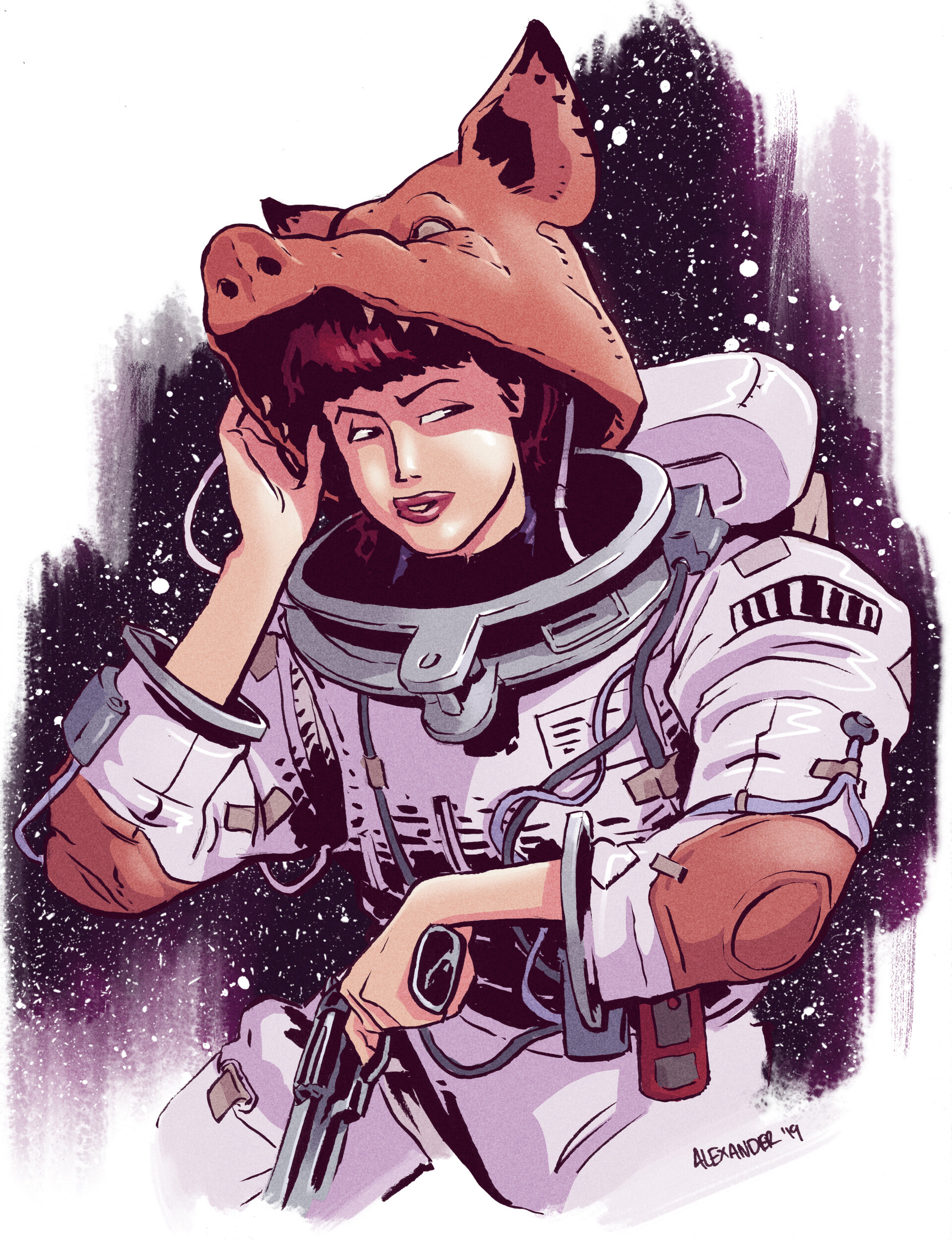 ArtStation - Female Space Soldier