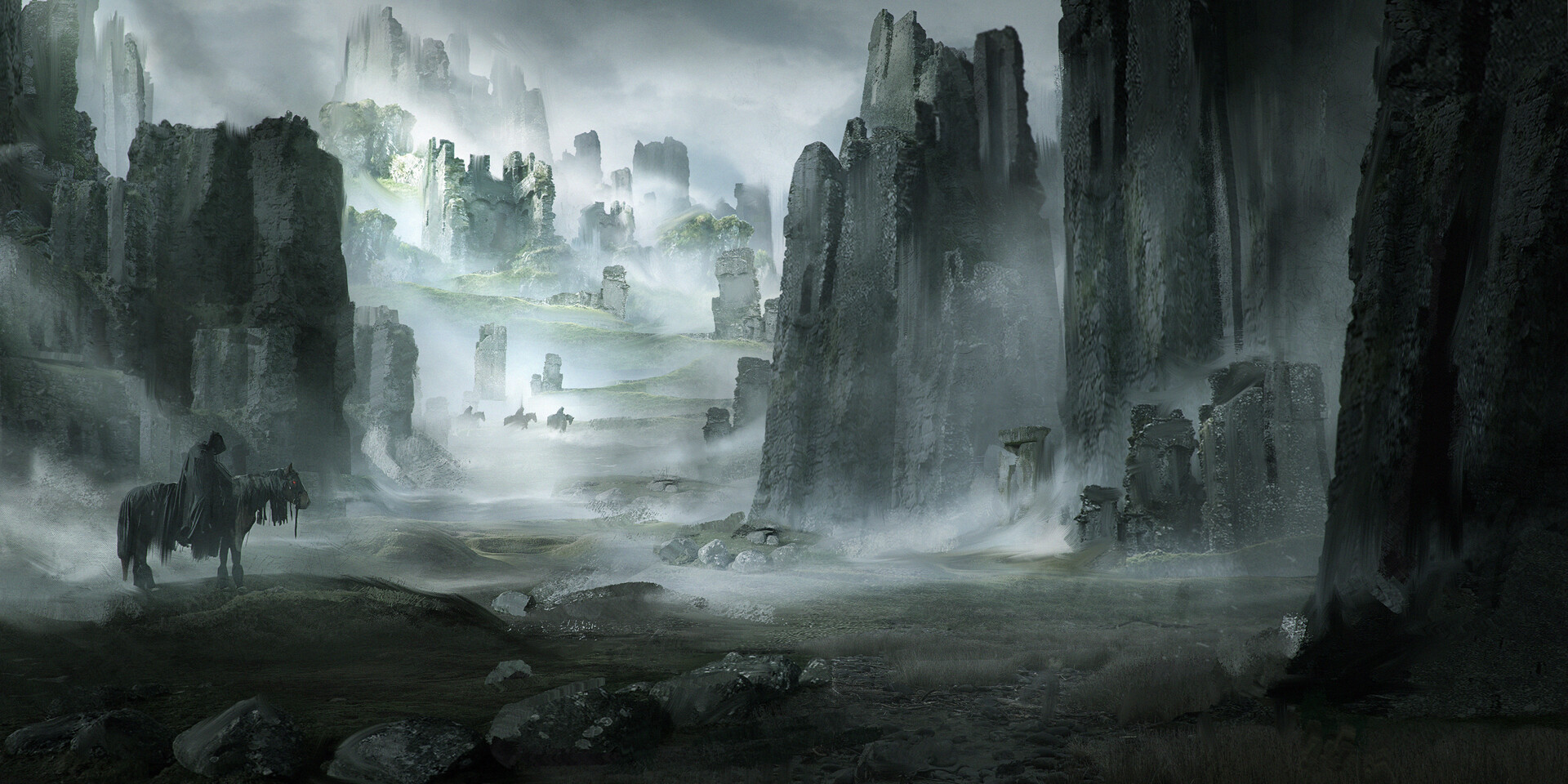 ArtStation - Mist in the ruins