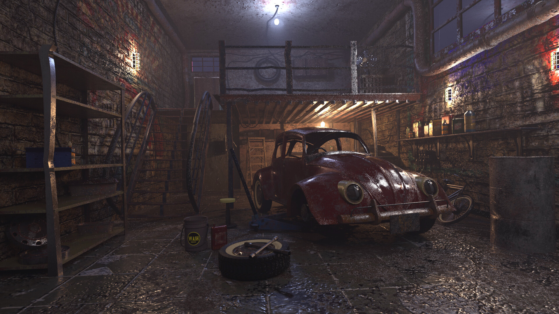 Prayag Mahabaleshwarkar - Garage Interior