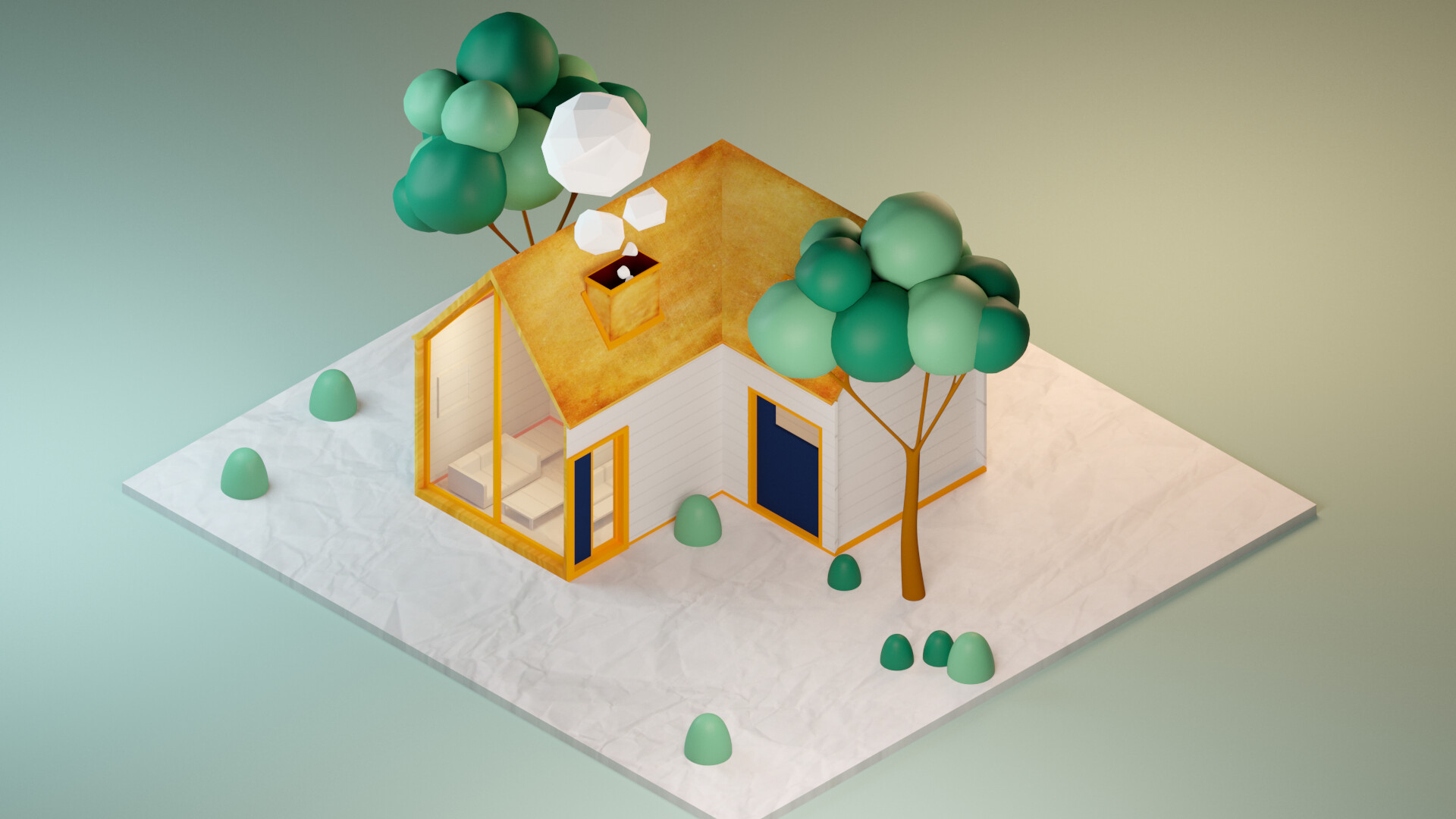 ArtStation - Isometric House