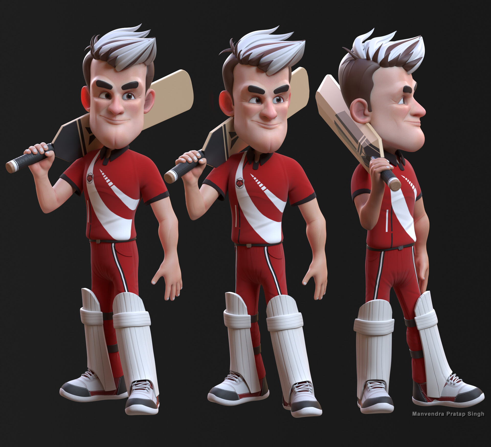 ArtStation - Cricket Player