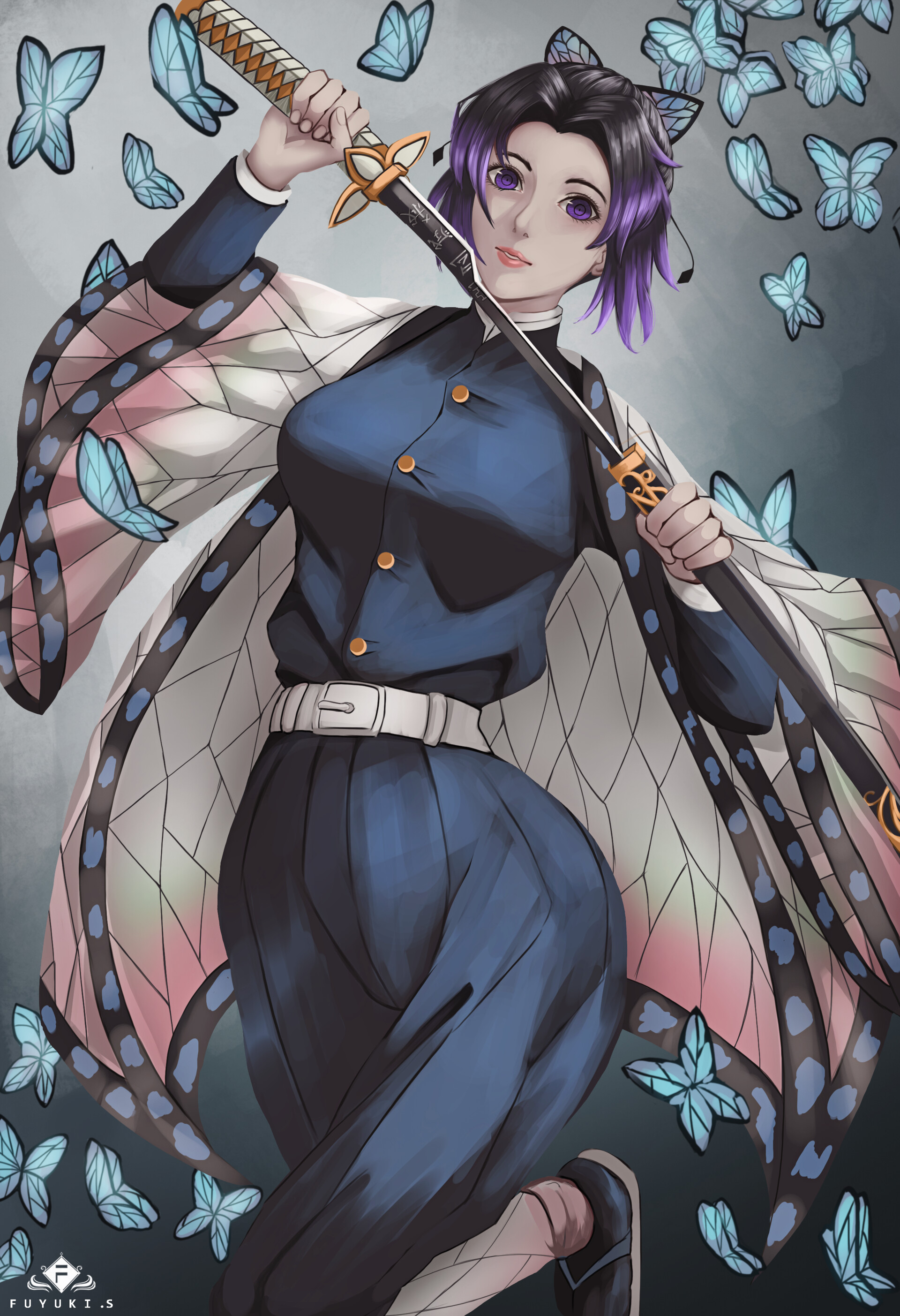 ArtStation - [Kimetsu No Yaiba] Shinobu Kocho