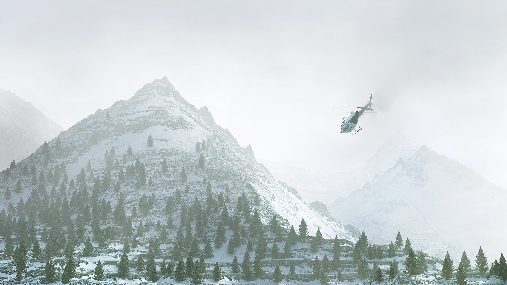 ArtStation - Snowy Mountains