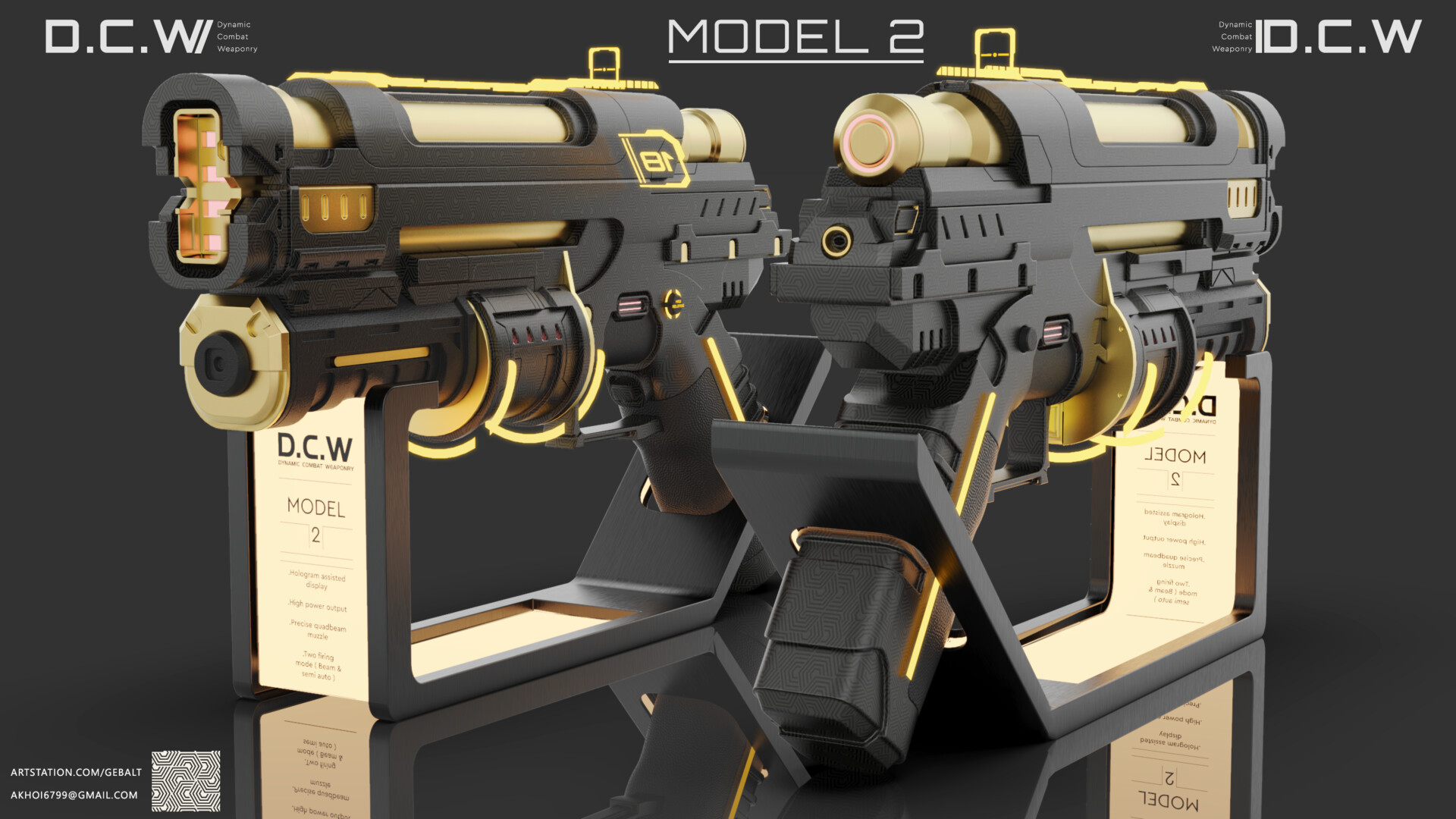ArtStation - Dynamic Combat Weapon - Magnum