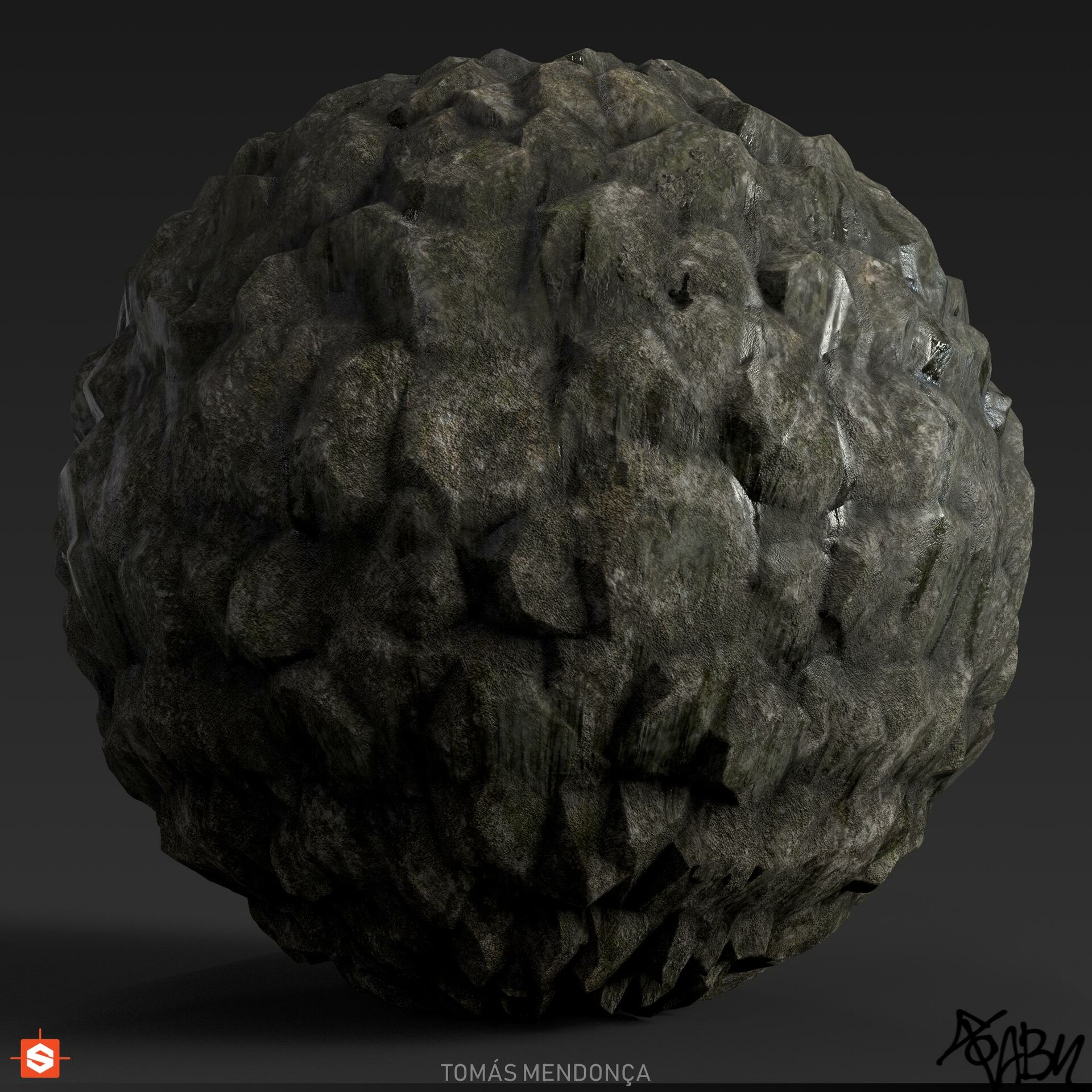 Tomás Mendonça - Wet Cave Rocks Material