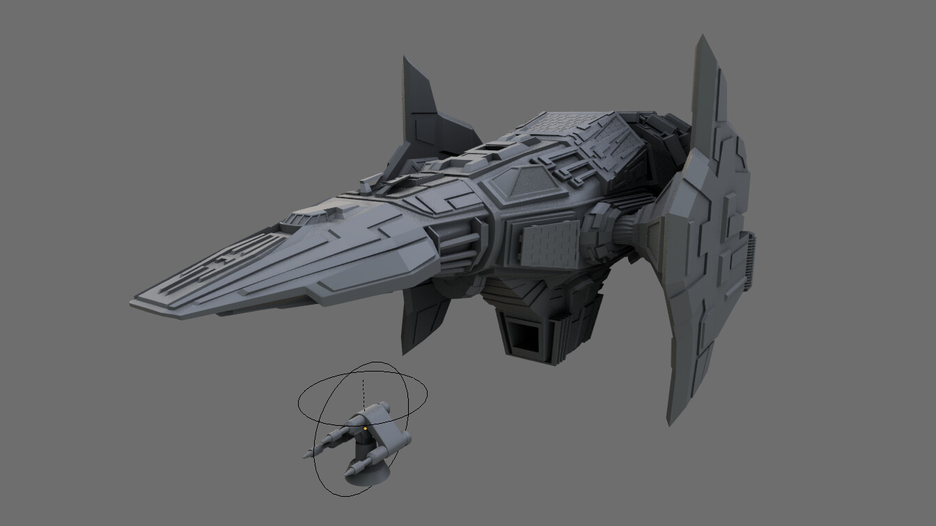 ArtStation - Sci Fi Ship