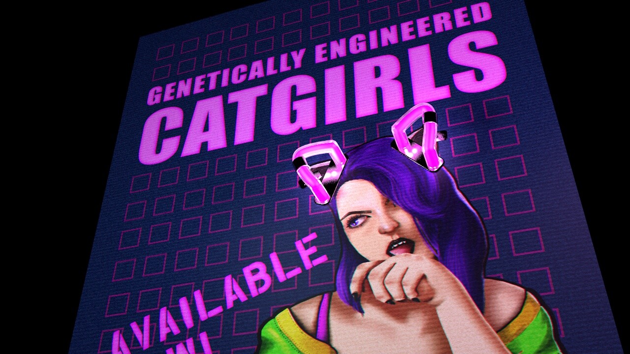 Kira Matysiak - Genetically Engineered Catgirls Advertisement