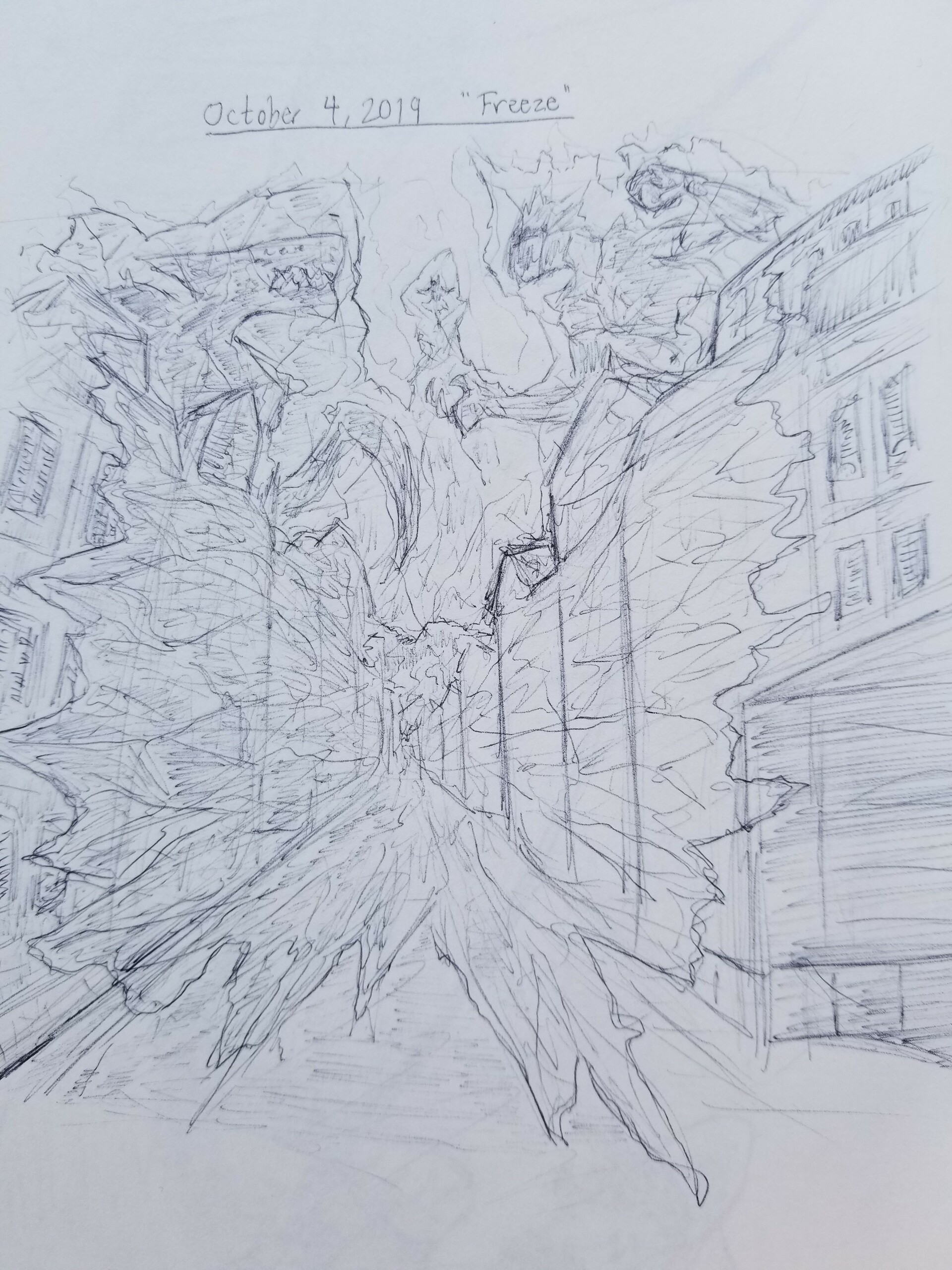 Andrew Benz - Inktober 2019, 3 and 4