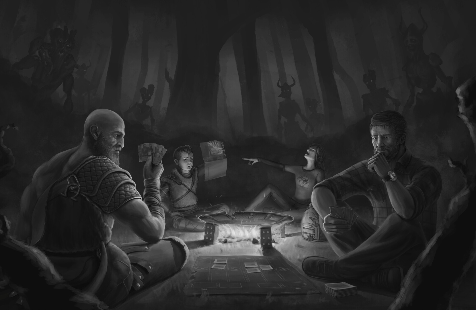 ArtStation - Dads and Gwent