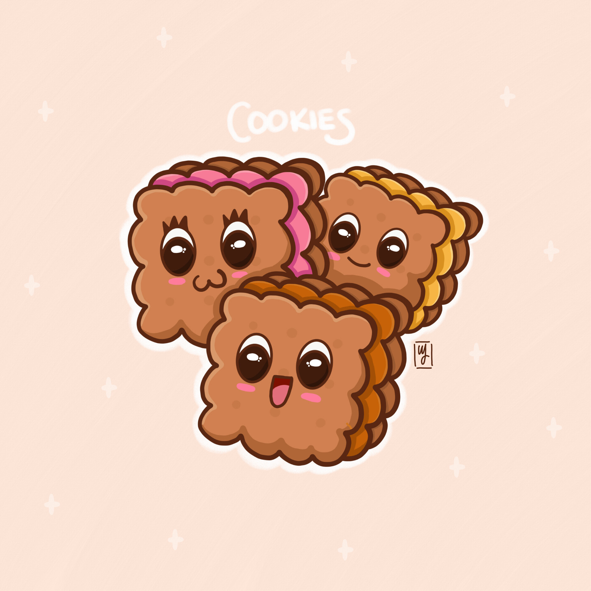 ArtStation - Cookies :: Chilltober [Inktober]