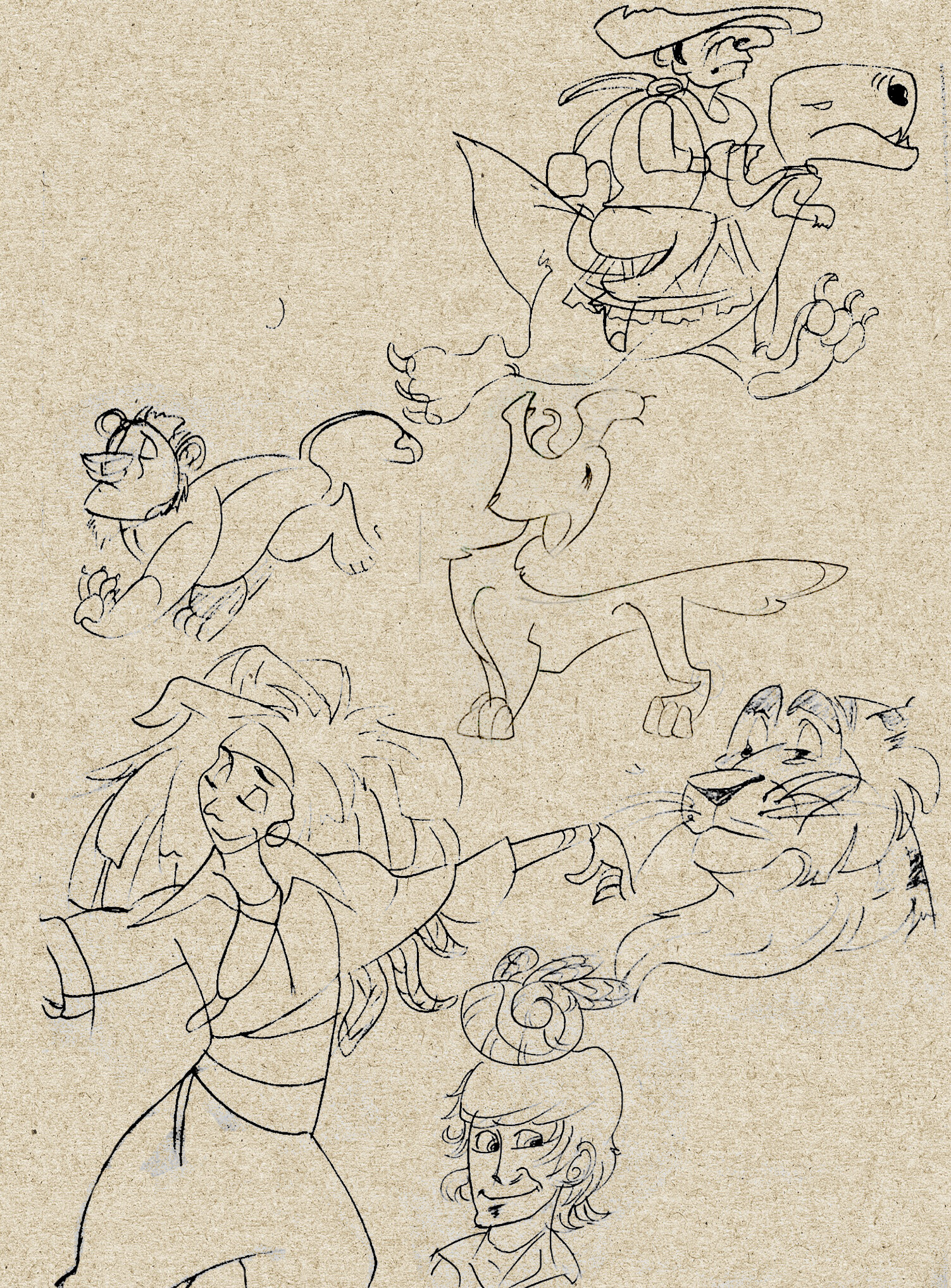 ArtStation - 2d drawing study part 2