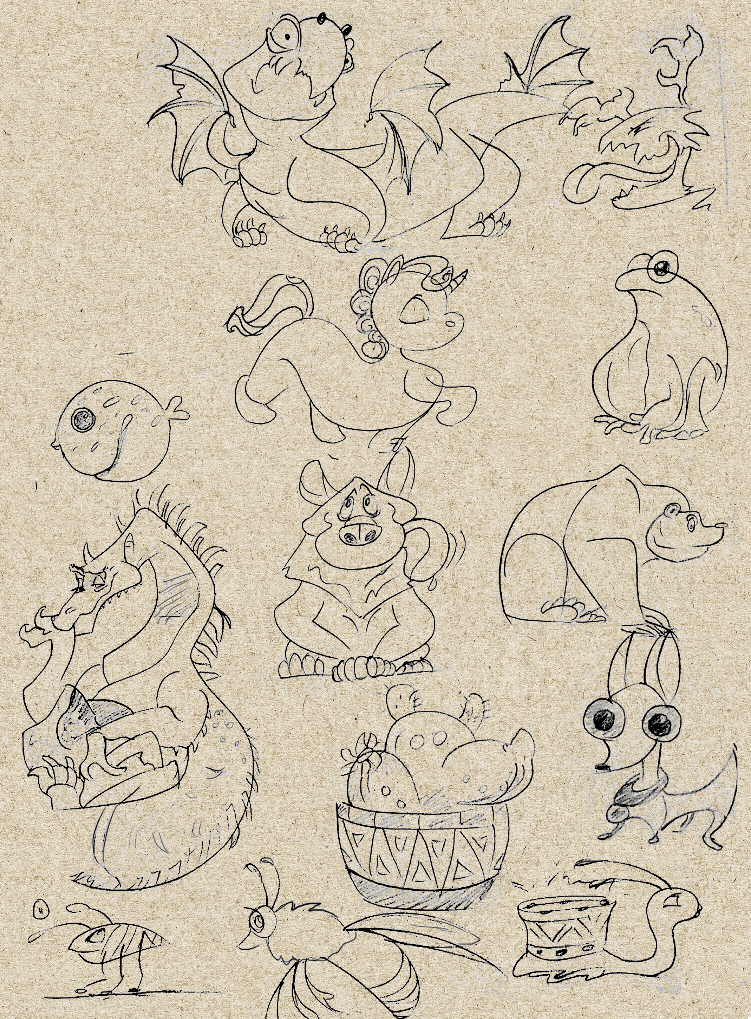 ArtStation - 2D drawing study part 4