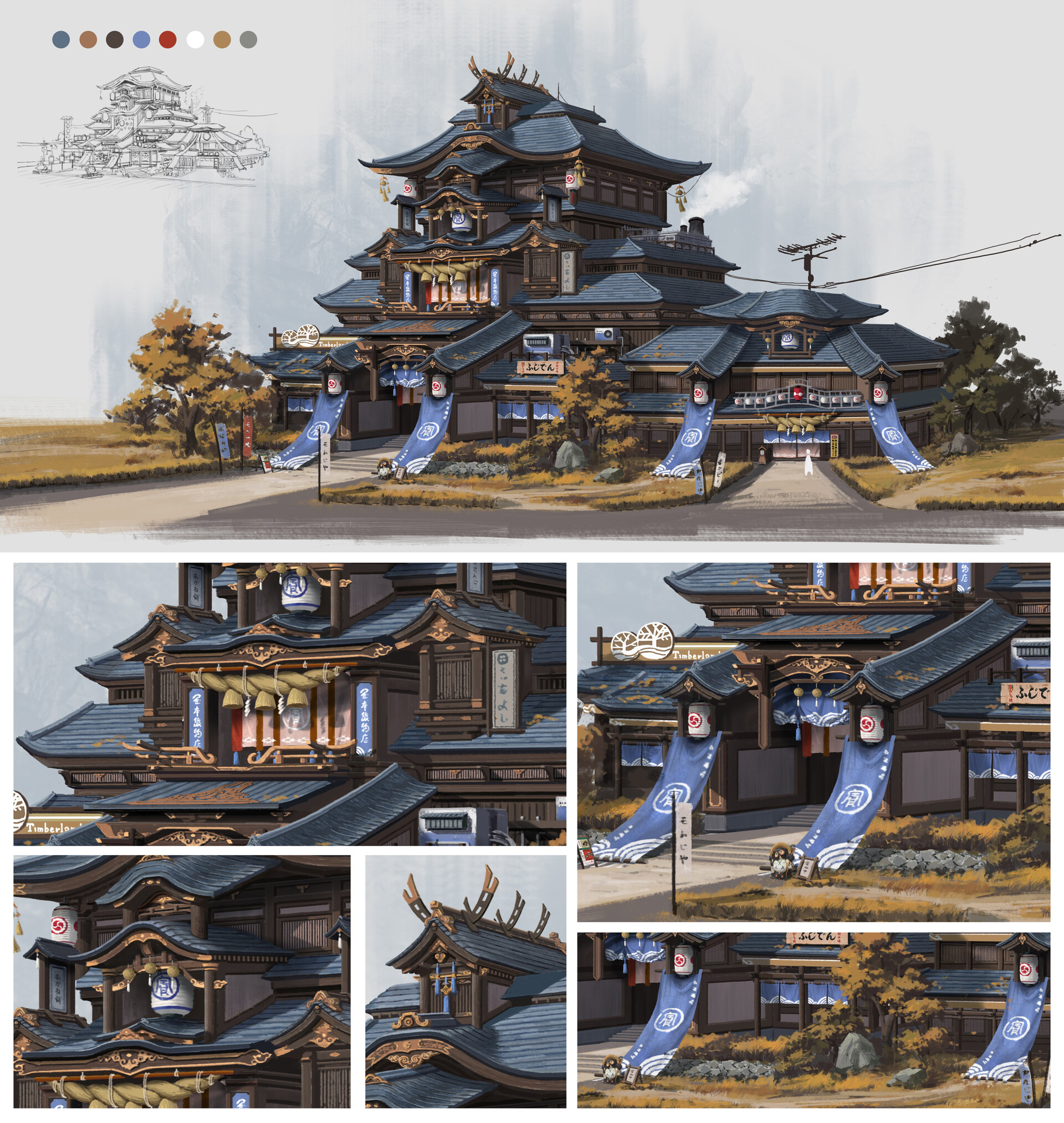 ArtStation - Japanese architecture