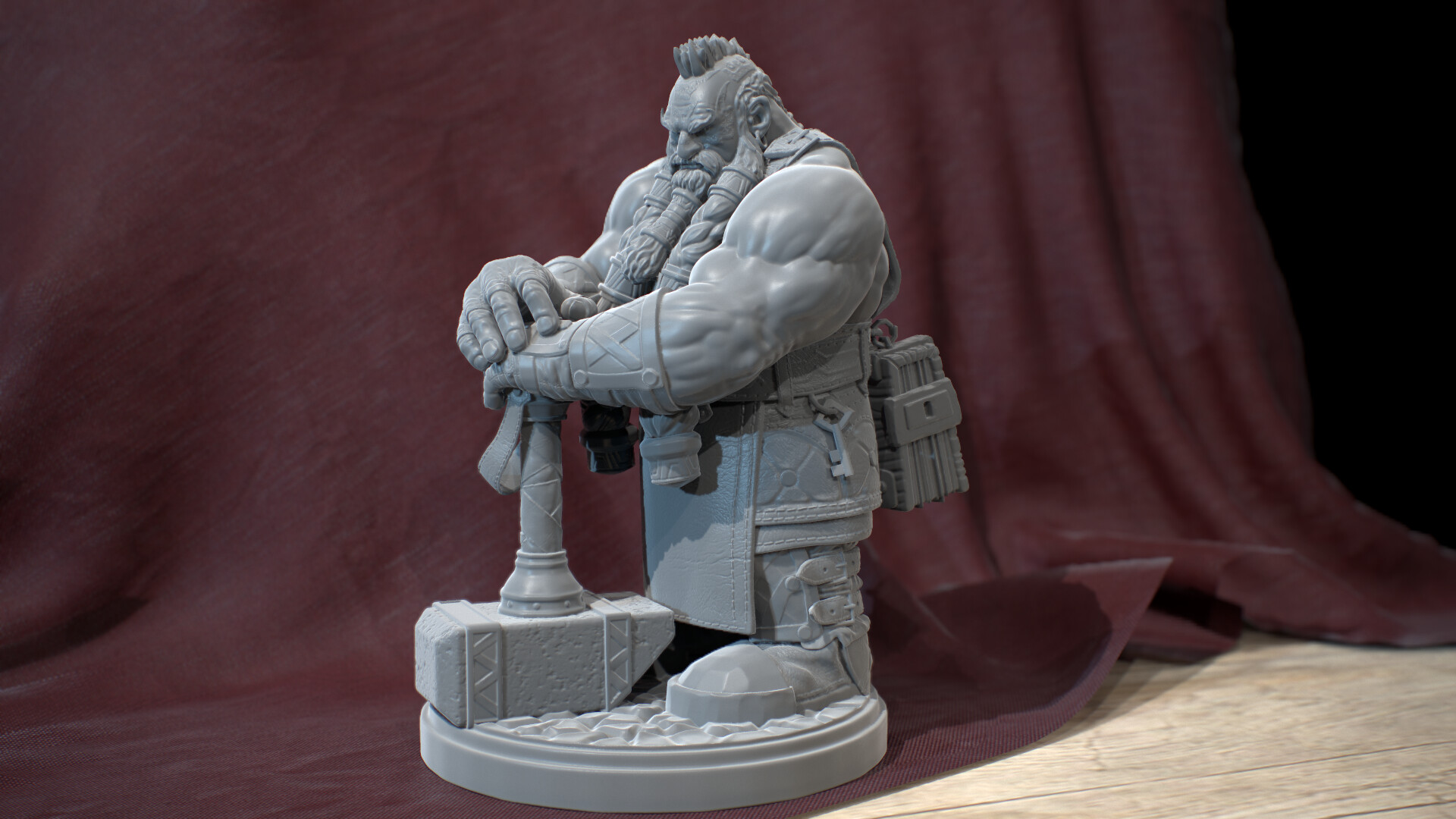 ArtStation - Dwarf Blacksmith Fanart