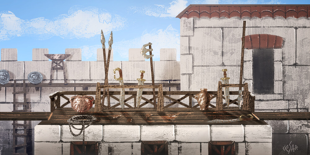 ArtStation - Walls of fort