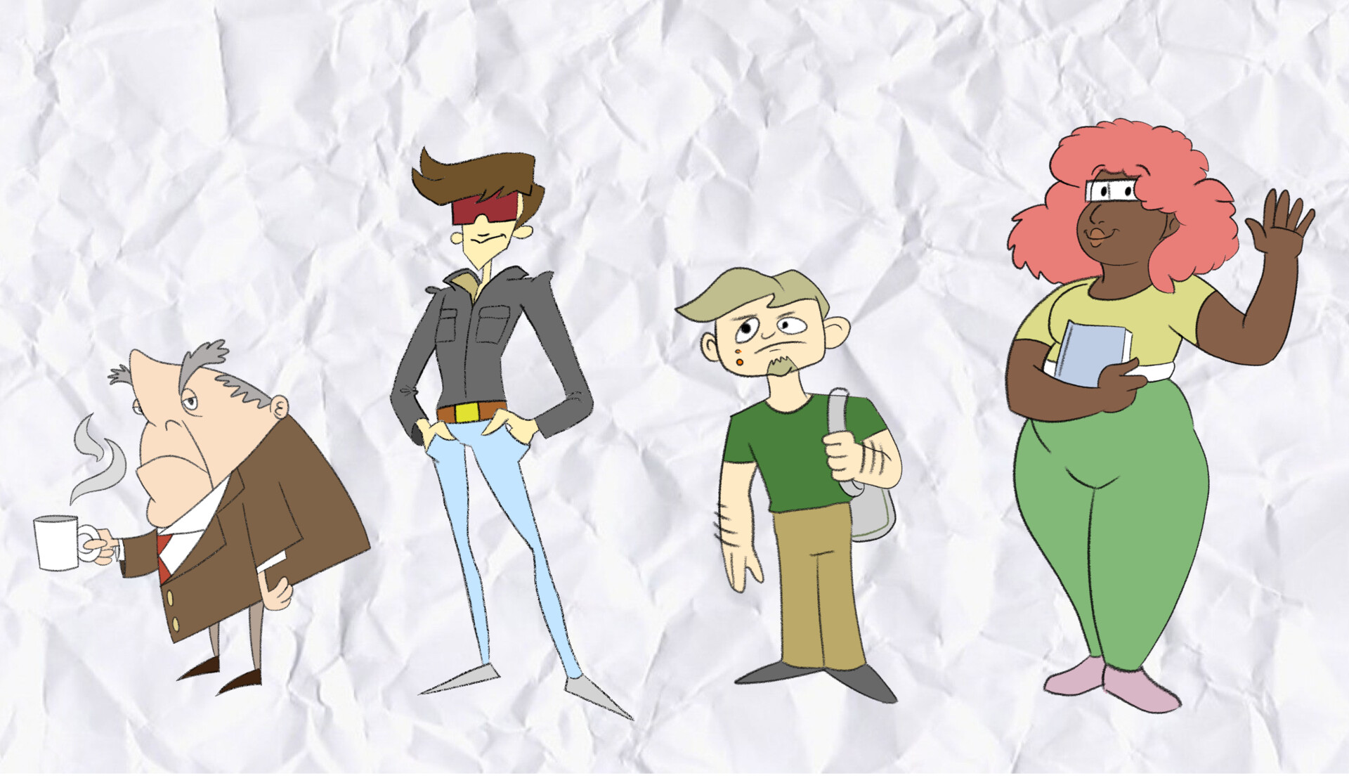 ArtStation - College Character Lineup