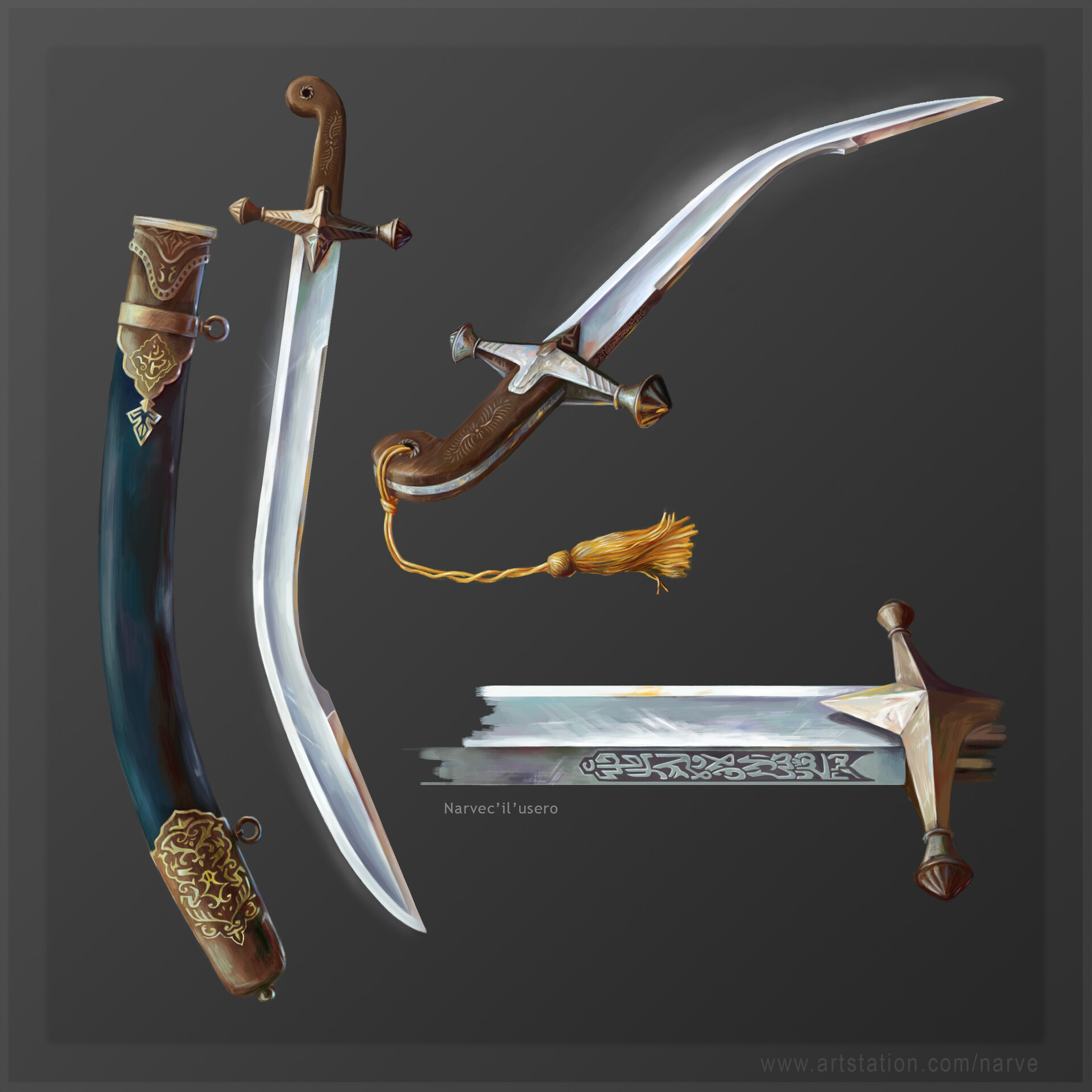 ArtStation - Saber study concept