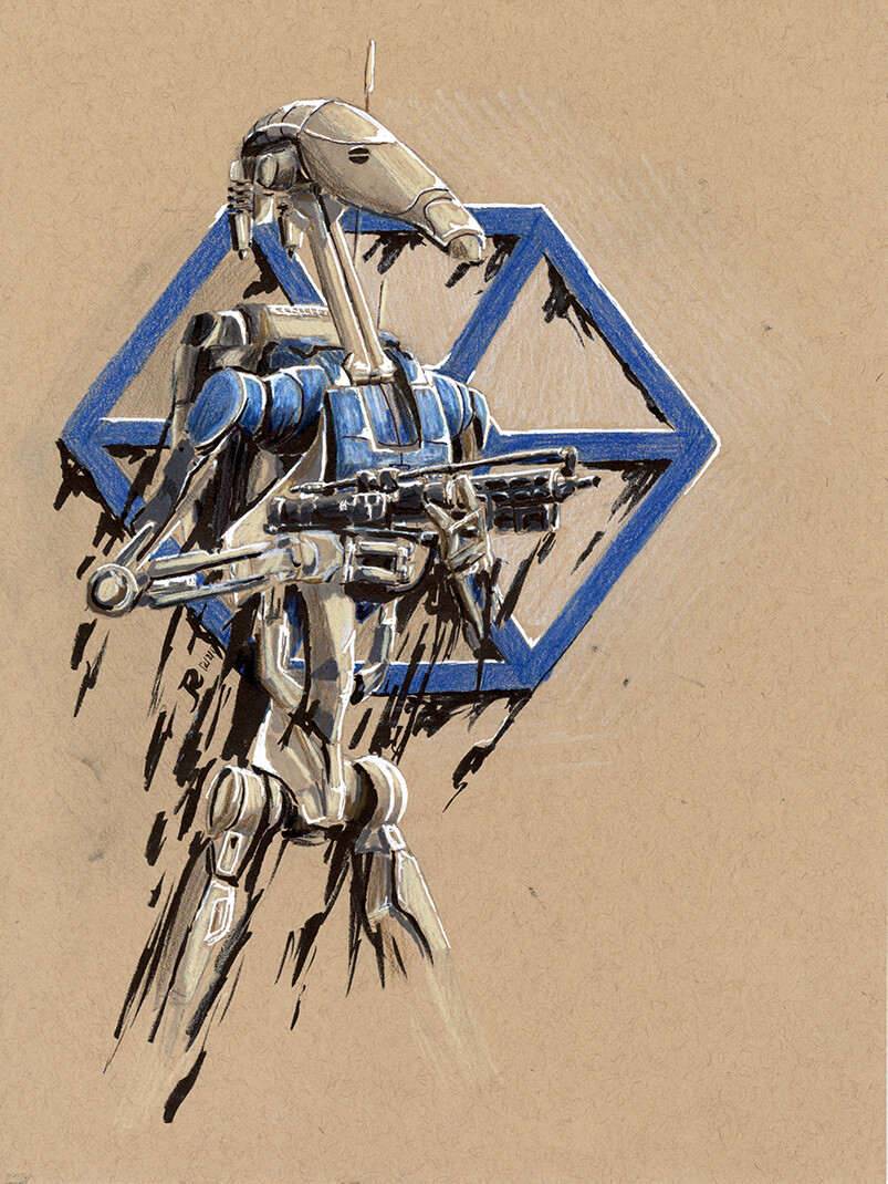 ArtStation - CIS Battle Droid