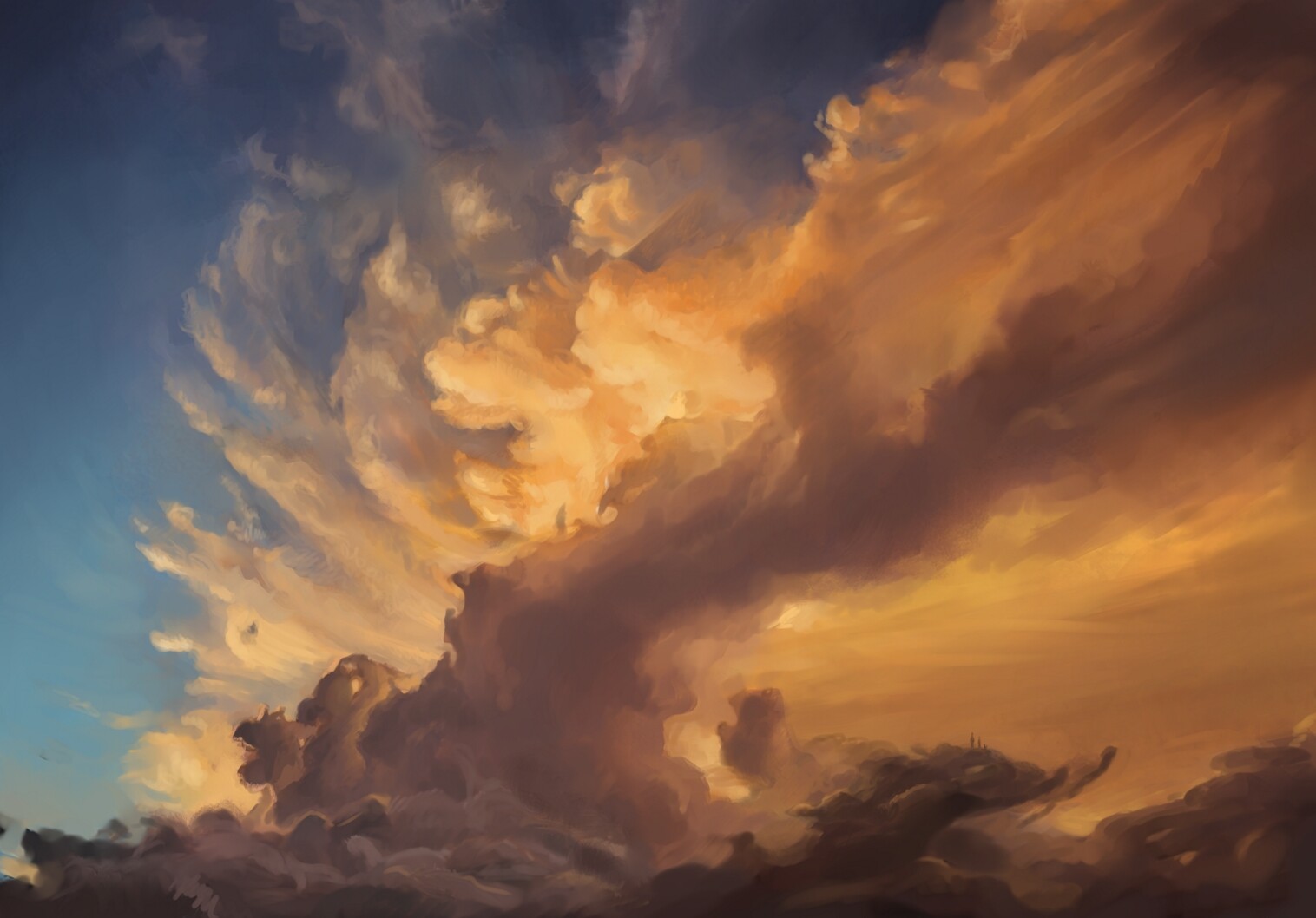 ArtStation - Cloud Environment Studies