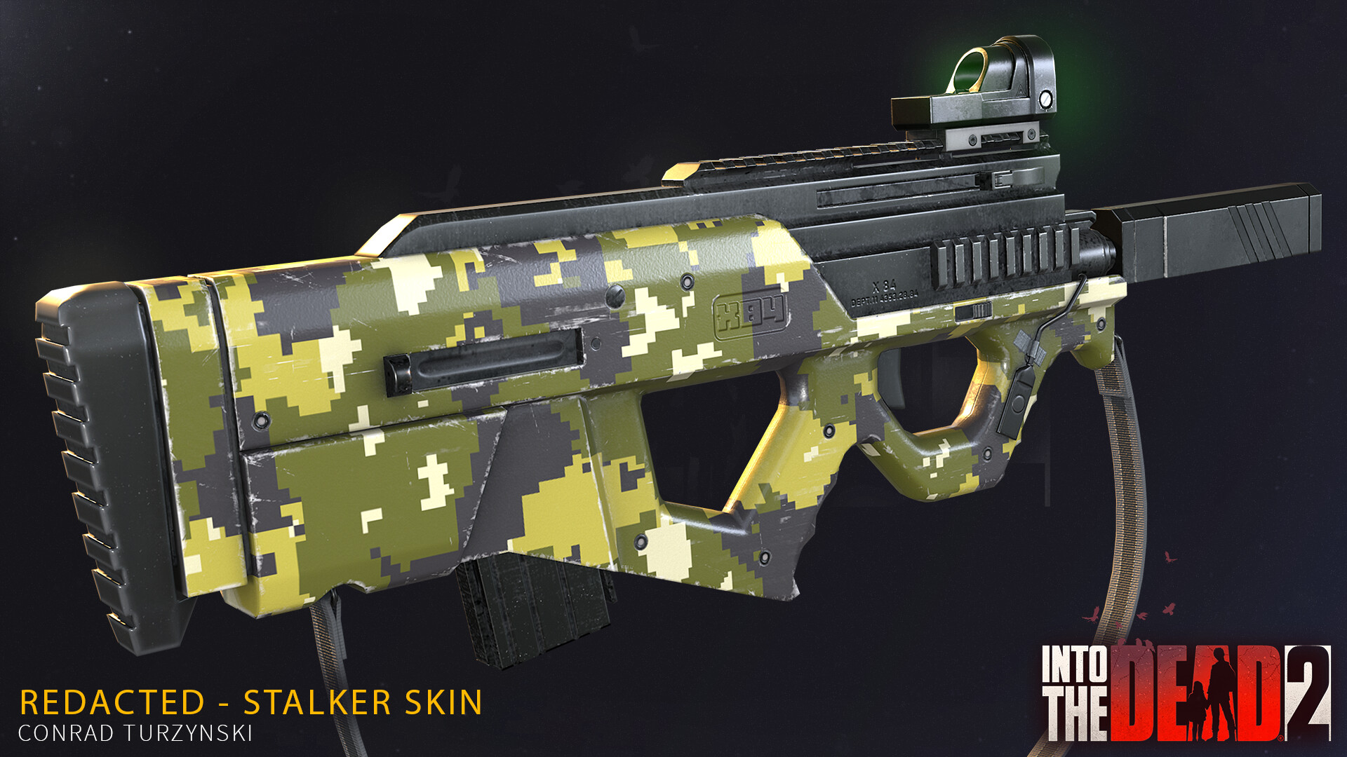 Conrad Turzynski - Into the Dead 2 - REDACTED - Stalker Skin