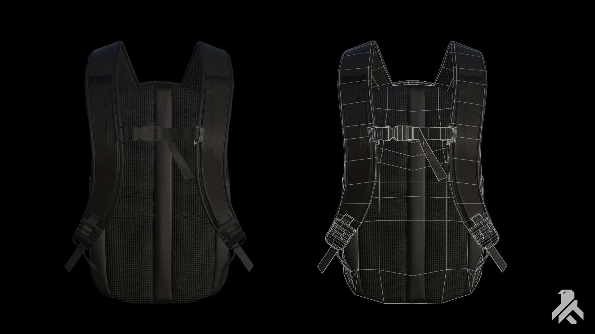 ArtStation - lowpoly sack in game asset