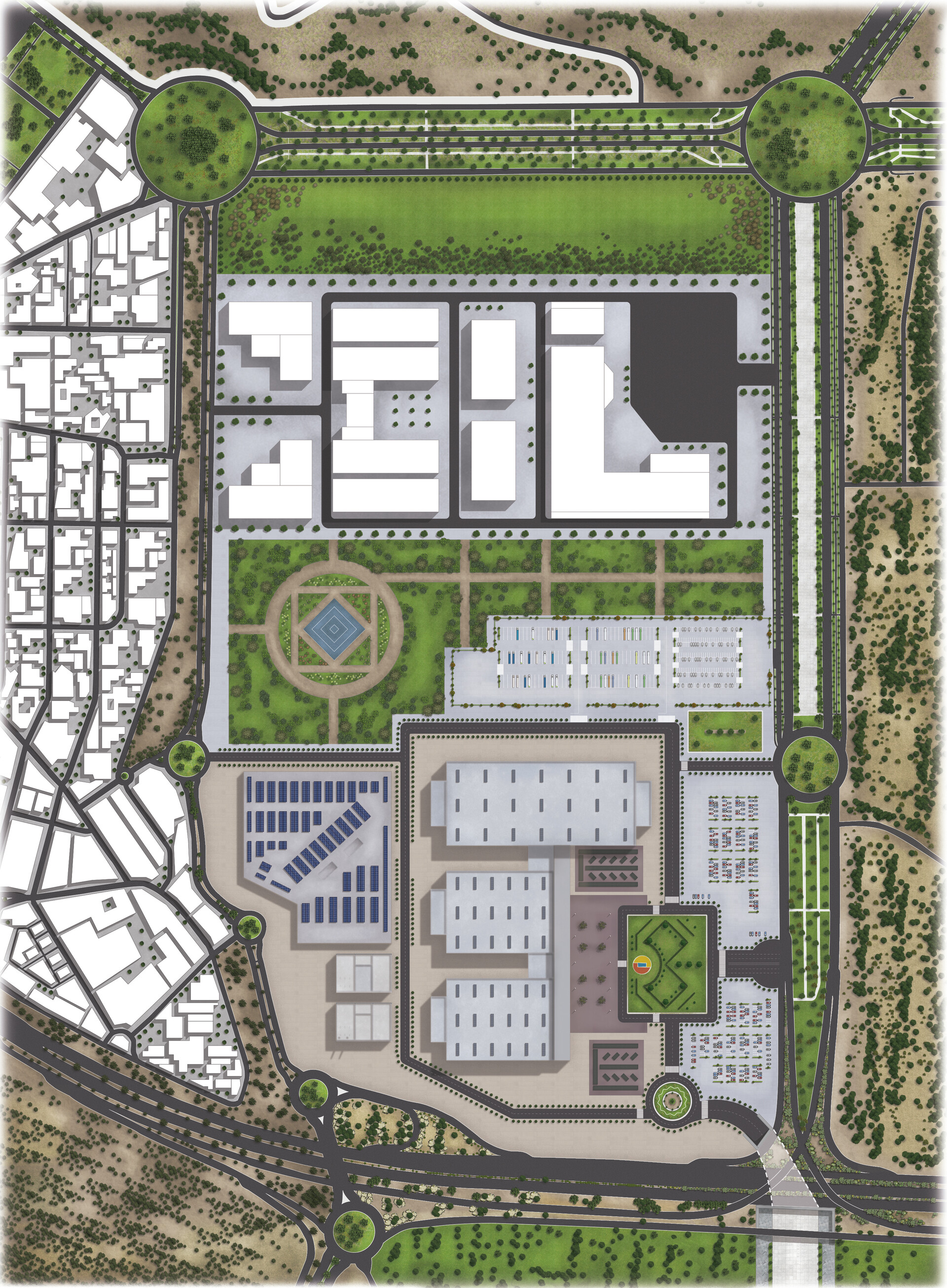 ArtStation - Masterplan 2D in Madrid