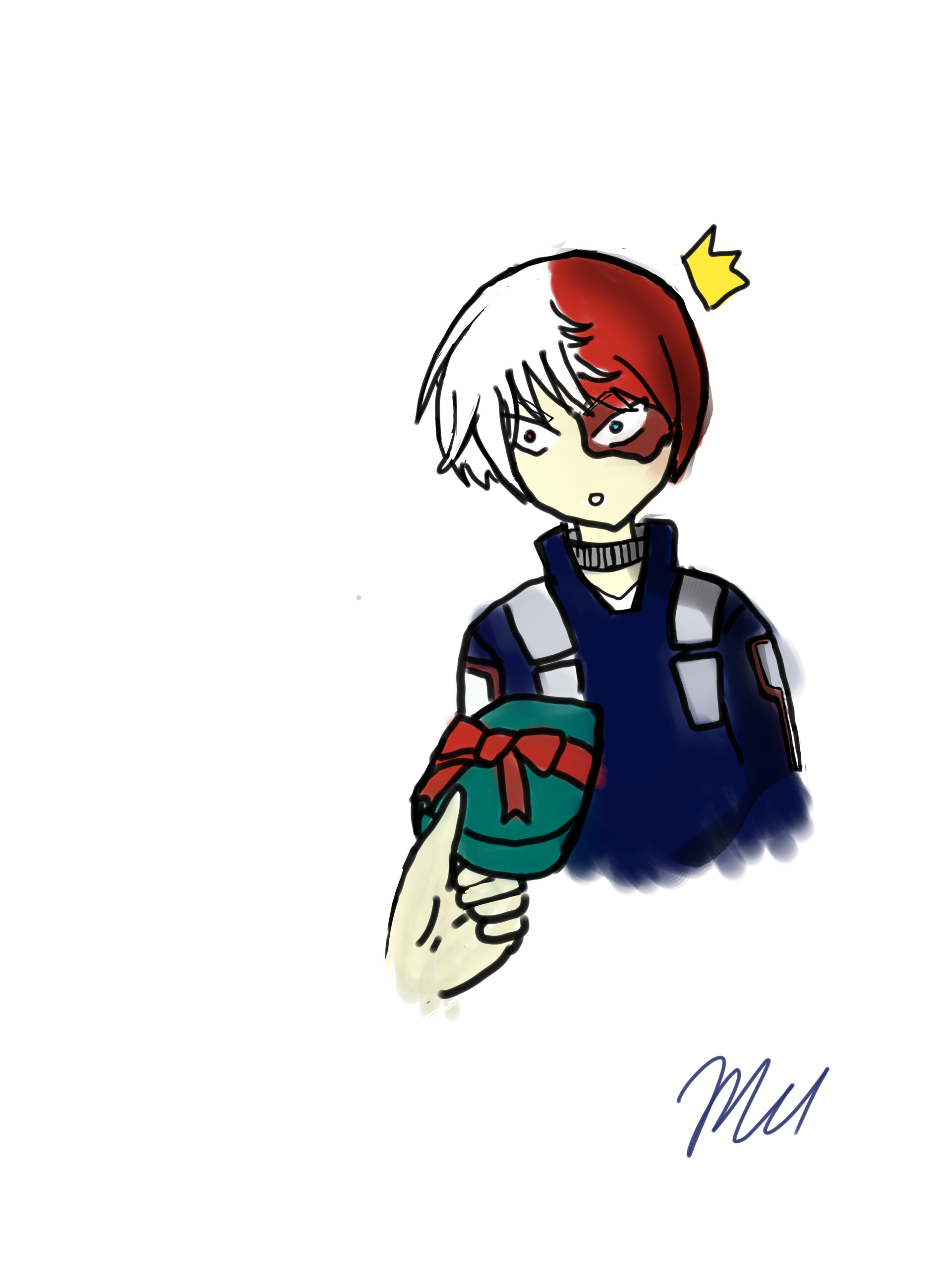 how to draw chibi todoroki
