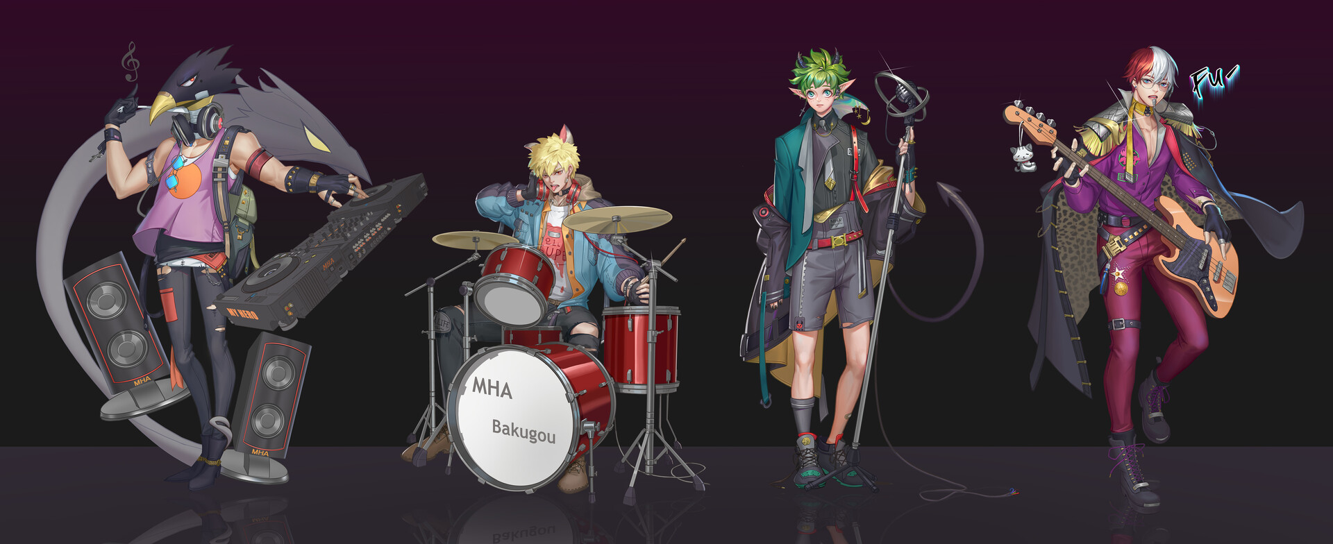 ArtStation - MHA IDOL Paro